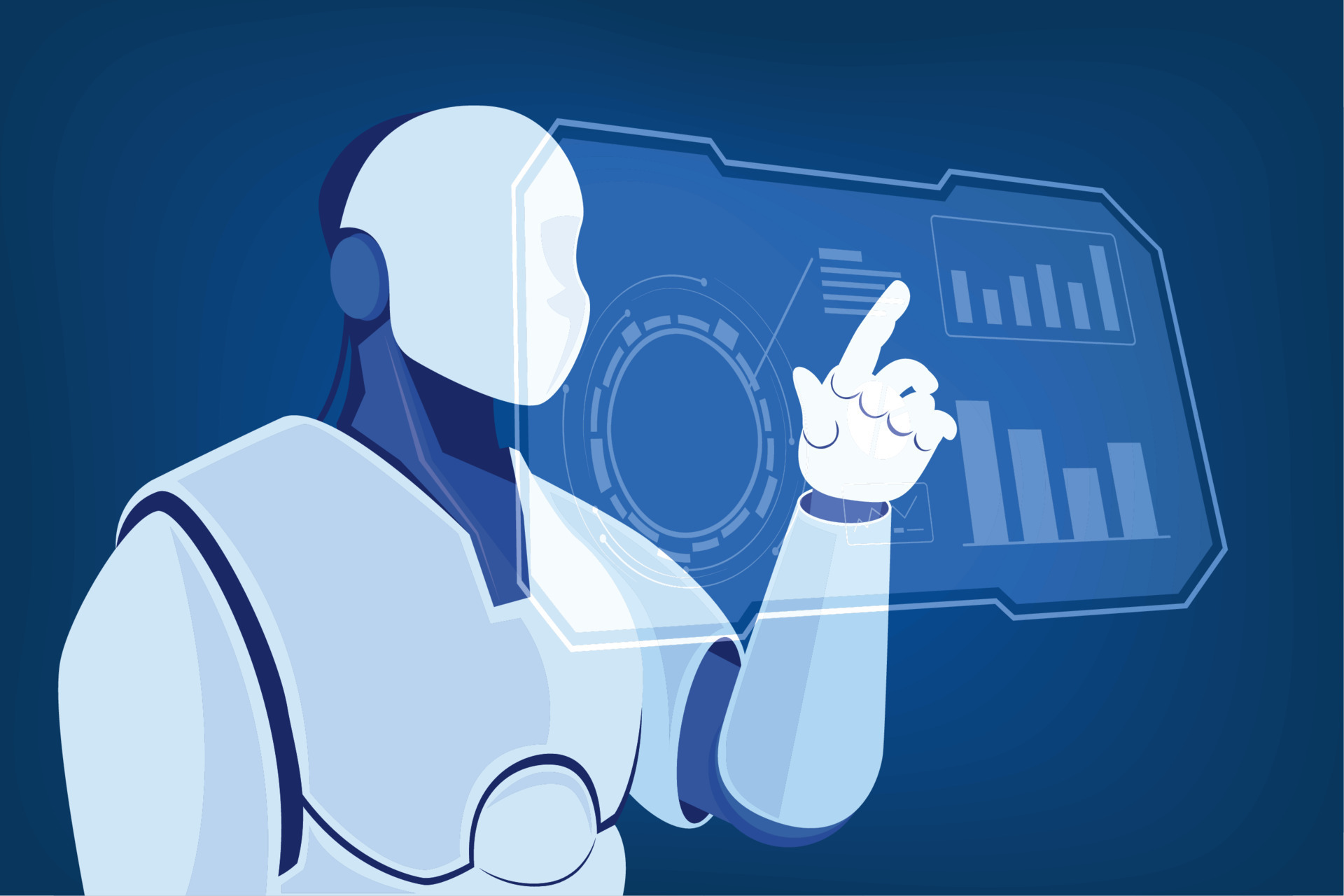 robot ai con plantilla vr 13907884 Vector en Vecteezy