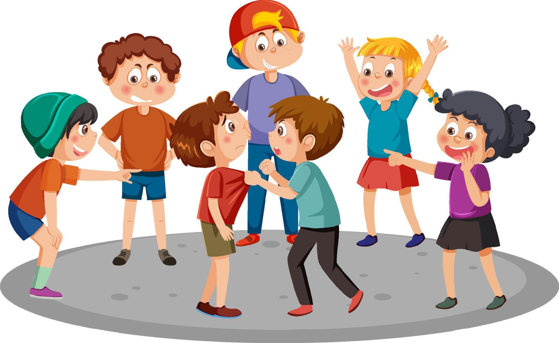 niños burlándose de su amigo 13908983 Vector en Vecteezy niños burlándose de su amigo 13908983 Vector en Vecteezy