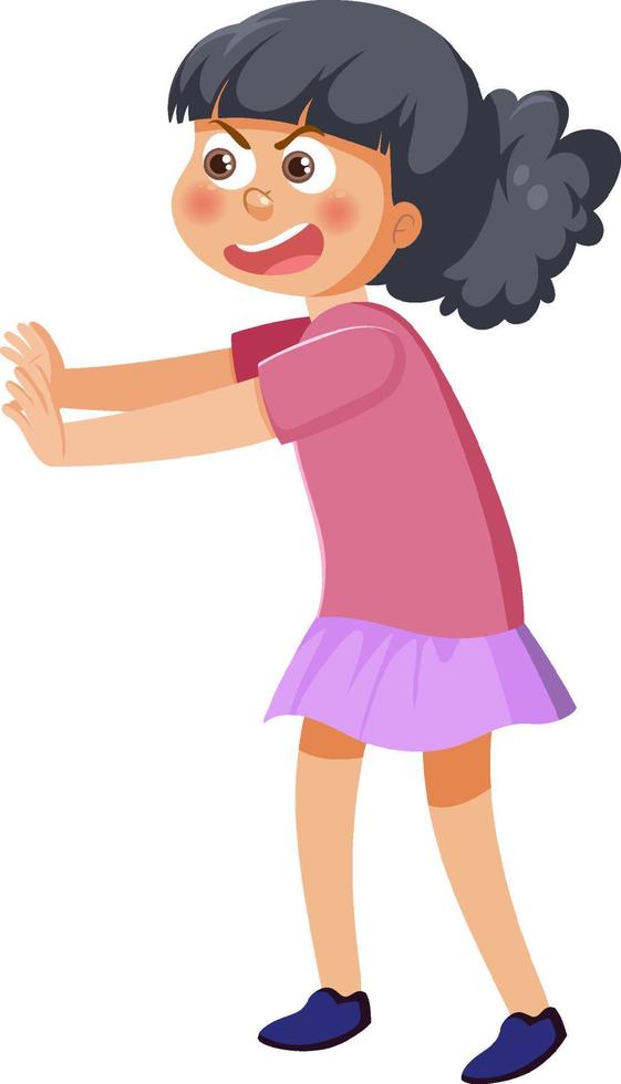 Angry Girl Face Clip Art