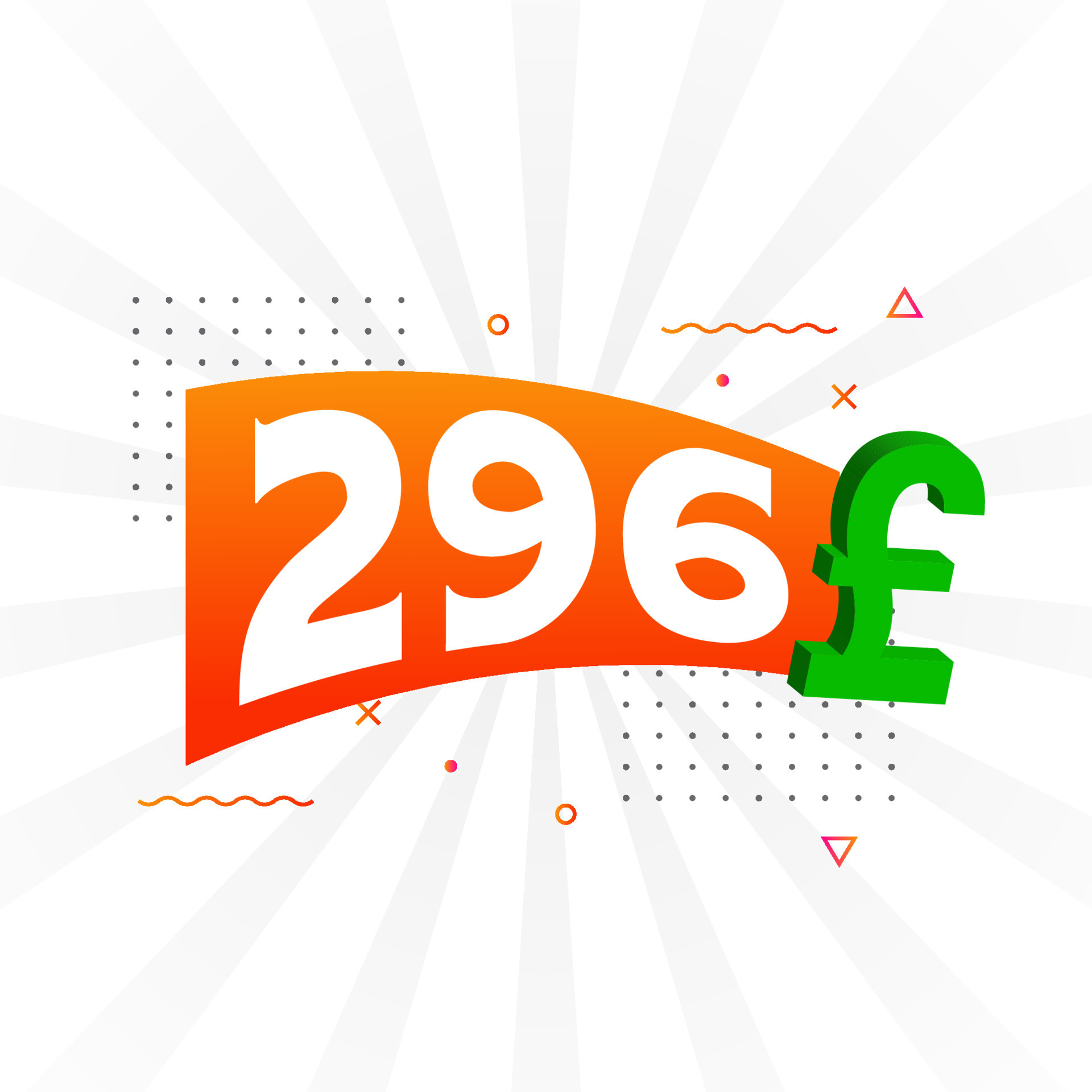 296-pound-currency-vector-text-symbol-296-british-pound-money-stock