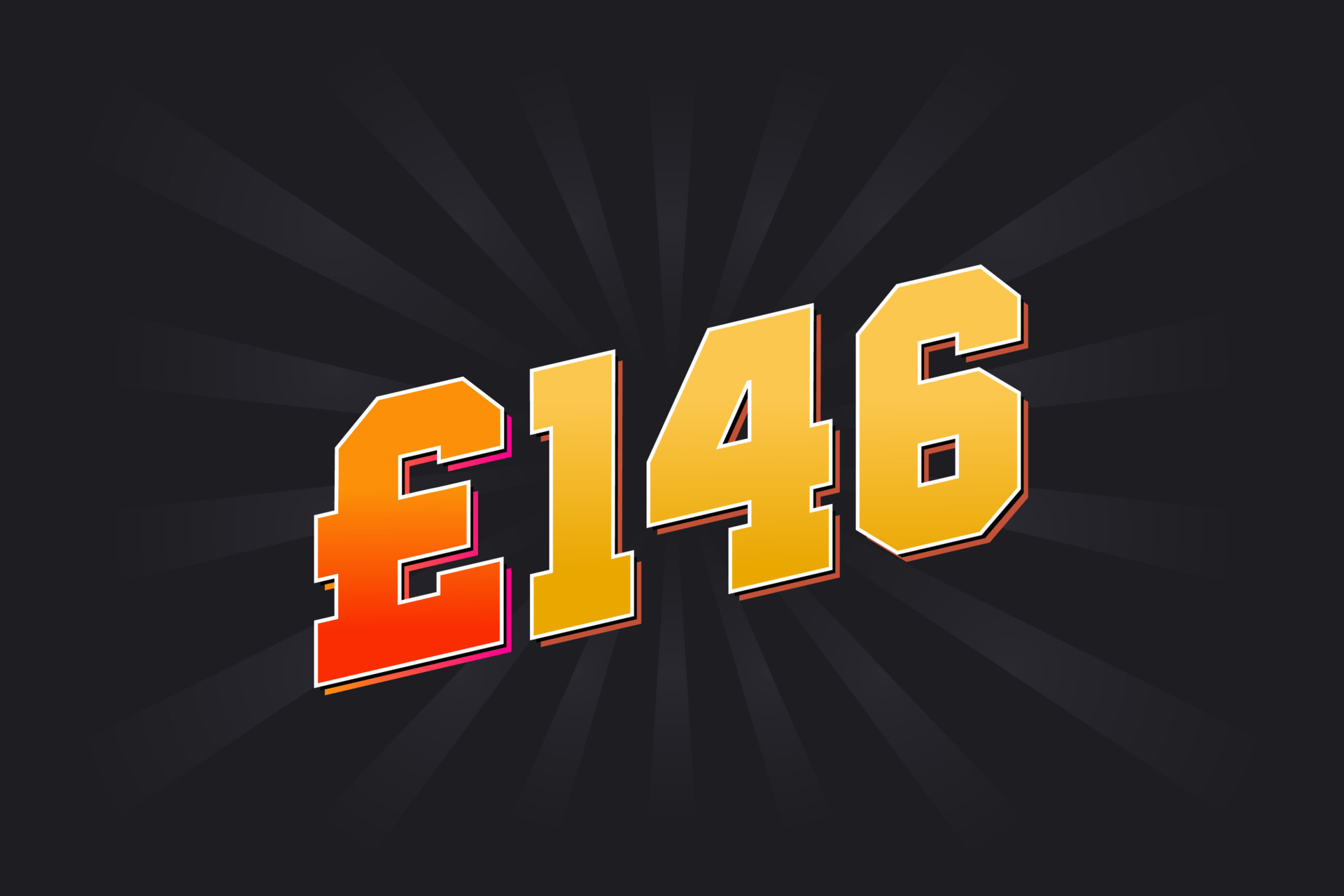 146 Pound Currency vector text symbol. 146 British Pound Money stock ... 146 Pound Currency vector text symbol. 146 British Pound Money stock ...