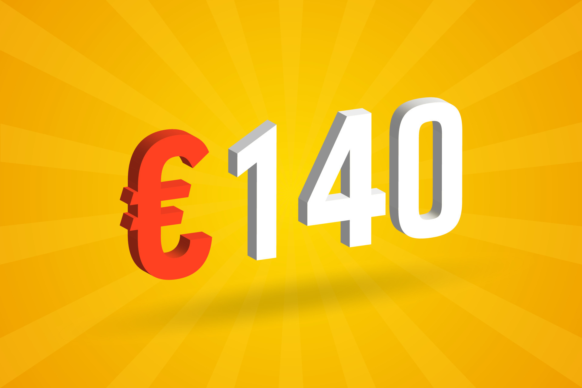 140 Euro Currency 3D Vector Text Symbol 3D 140 Euro European Union 140-euro-currency-3d-vector-text-symbol-3d-140-euro-european-union
