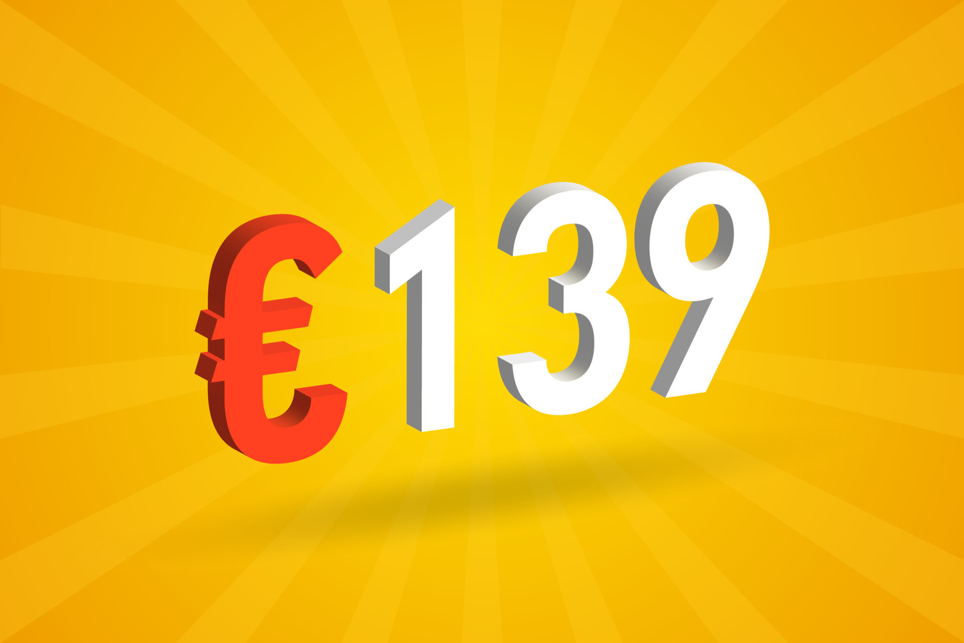 139 Euro Currency 3D Vector Text Symbol 3D 139 Euro European Union 139-euro-currency-3d-vector-text-symbol-3d-139-euro-european-union