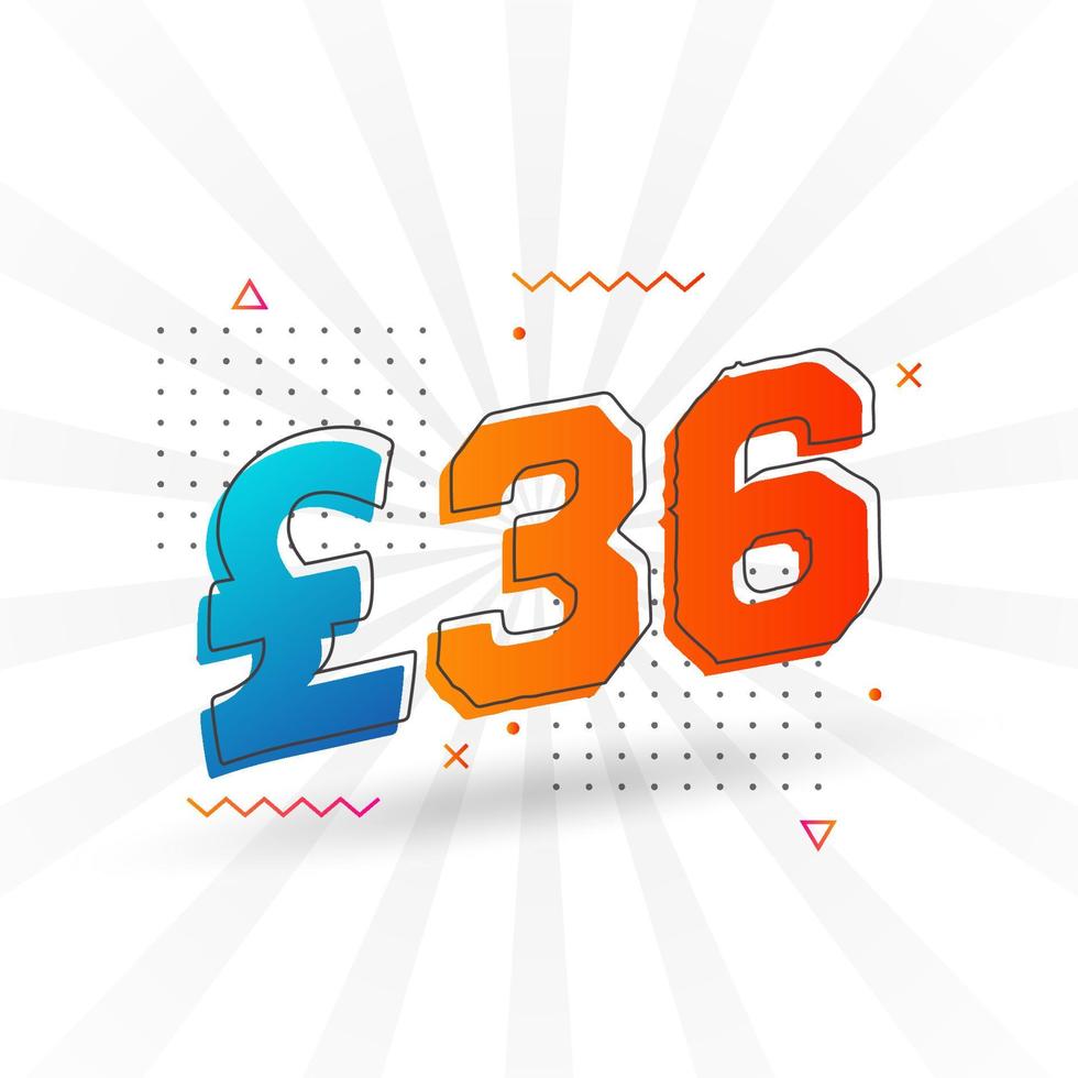 36 Pound Currency Vector Text Symbol 36 British Pound Money Stock 36-pound-currency-vector-text-symbol-36-british-pound-money-stock