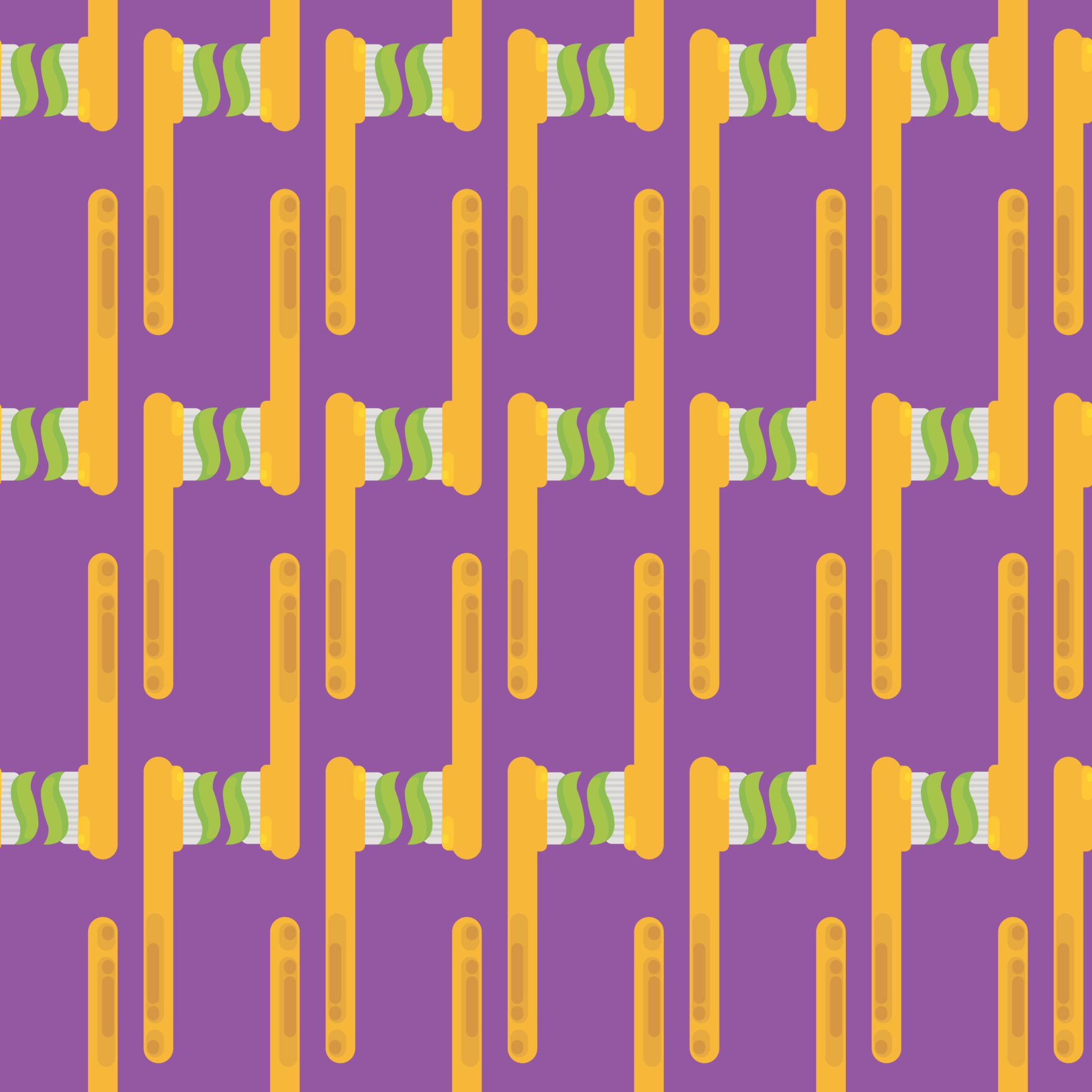 Toothbrush pattern, illustration, vector on white background 13911833 ...