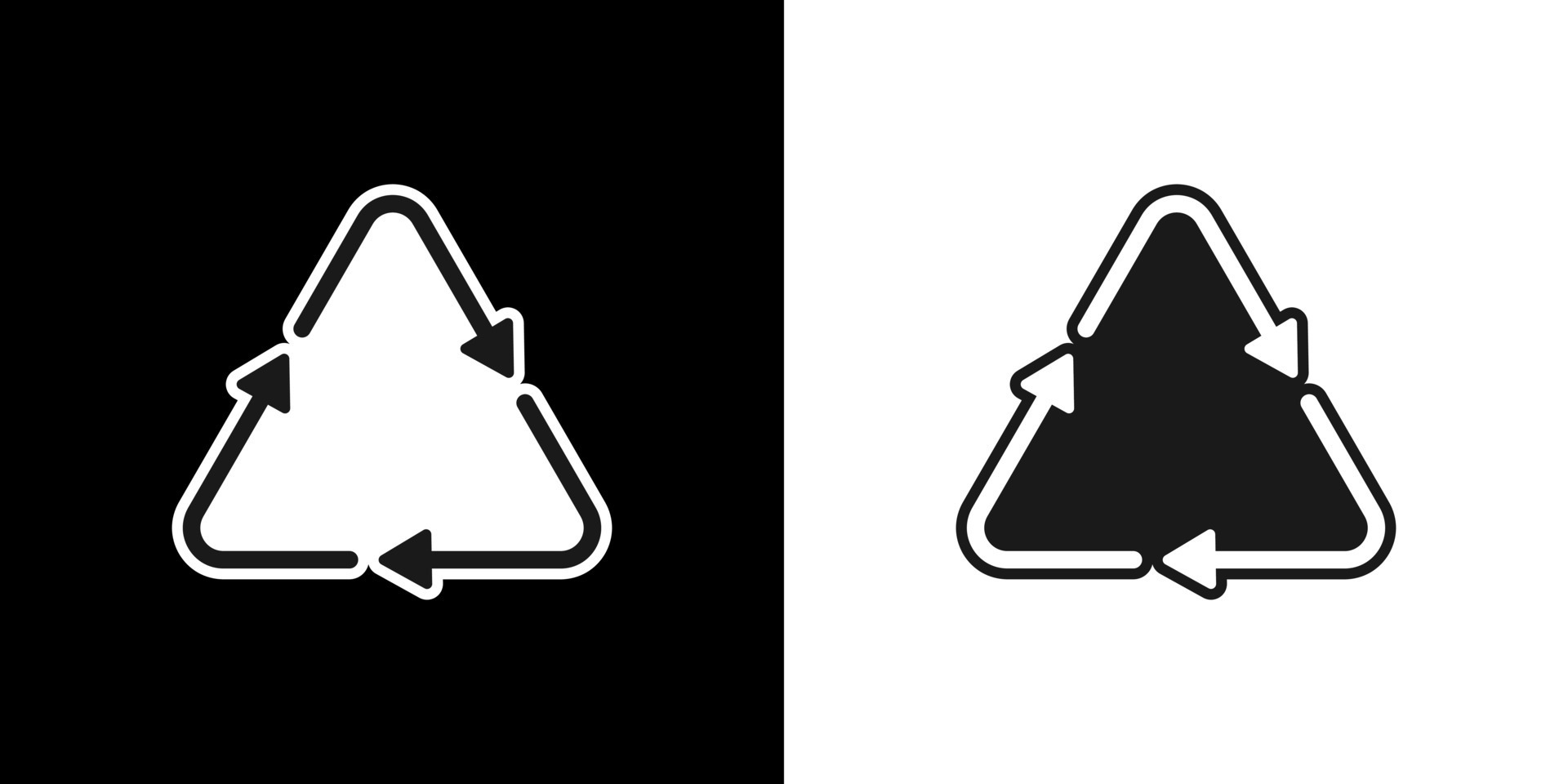 Recycle Symbol Vector Illustration Icon 13912100 Vector Art At Vecteezy