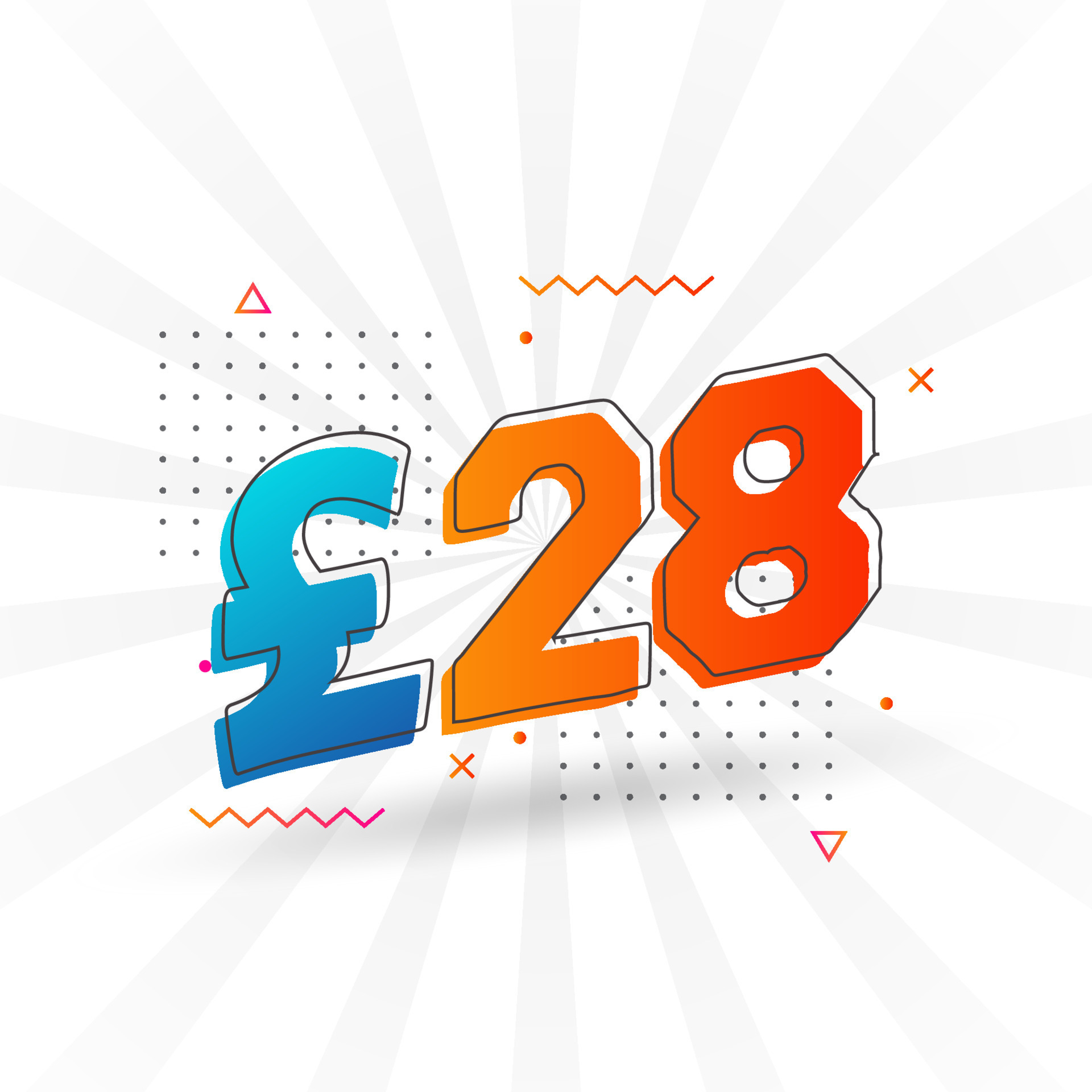 28 Pound Currency Vector Text Symbol 28 British Pound Money Stock 28-pound-currency-vector-text-symbol-28-british-pound-money-stock
