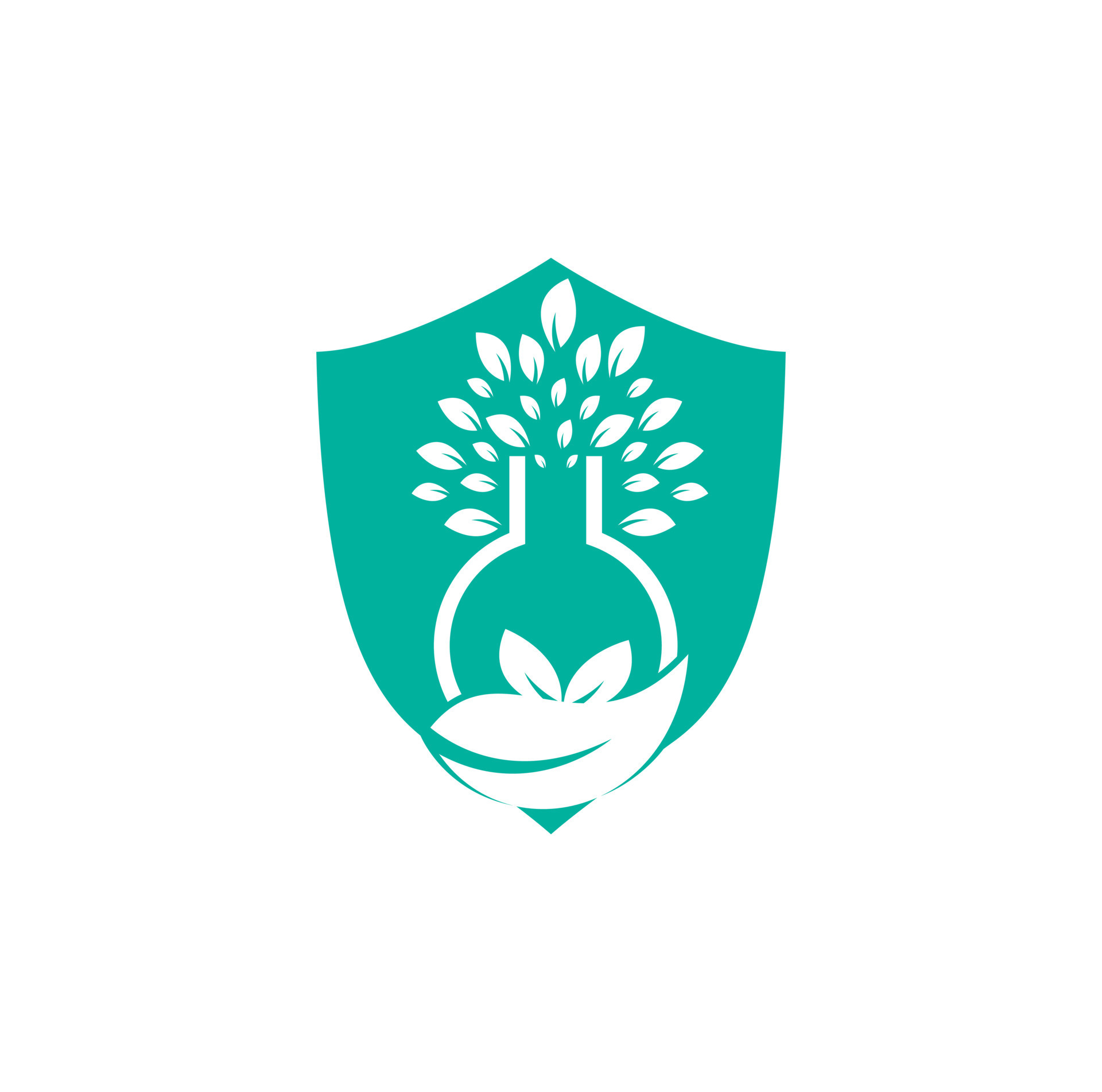 Lab tree logo. Green lab vector logo design. Leaf and Lab Bottle logo ... Lab tree logo. Green lab vector logo design. Leaf and Lab Bottle logo ...