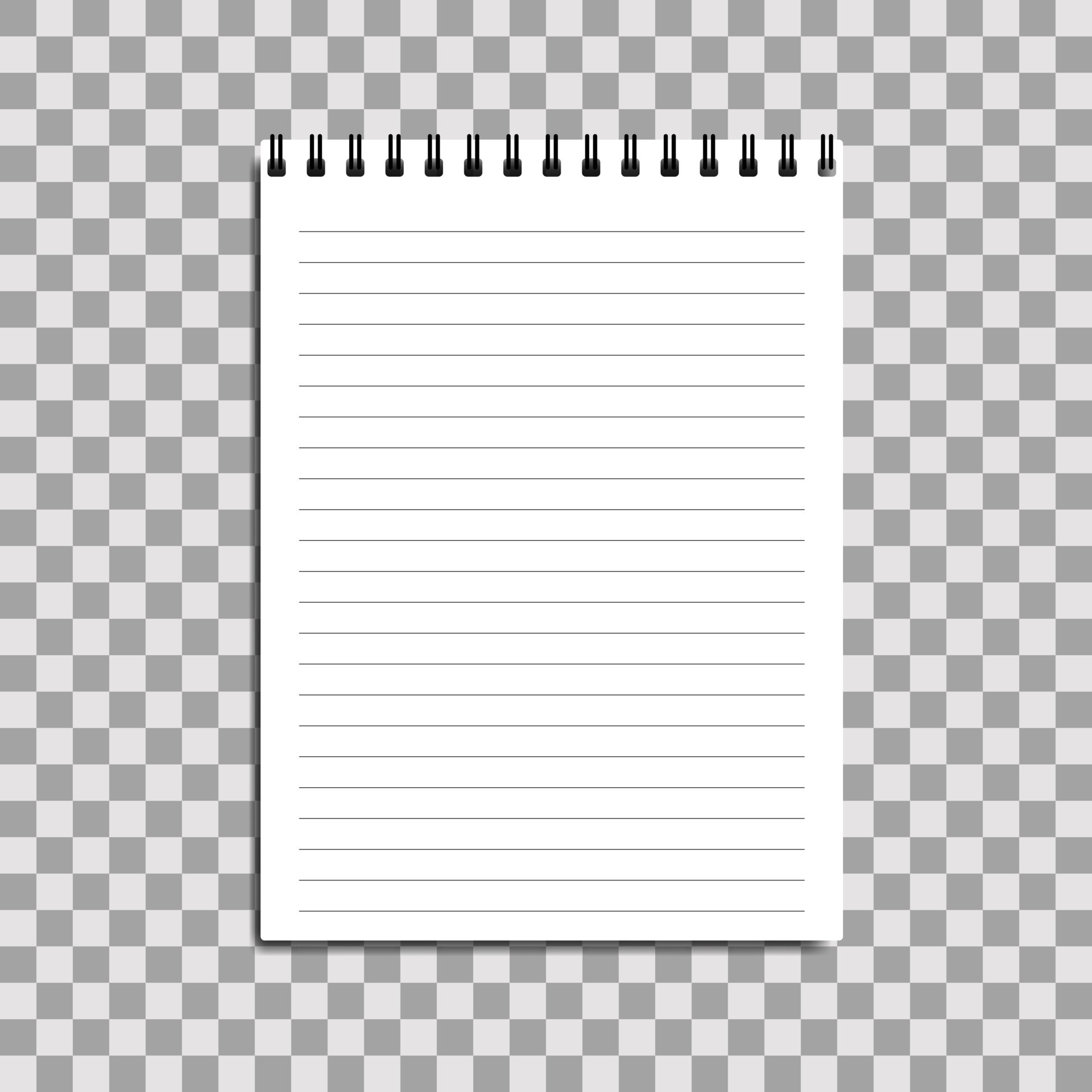 Realistic Notebook Memo Notepad Template Design Vector Illustration Eps 10 13916239 Vector
