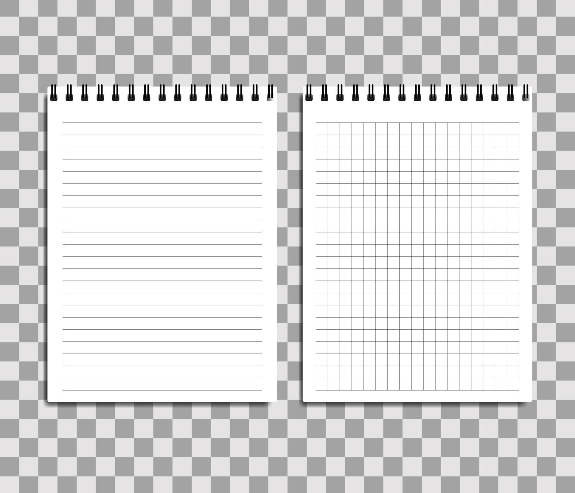 Realistic Notebook Memo Notepad Template Design Vector Illustration Eps 10 13916242 Vector