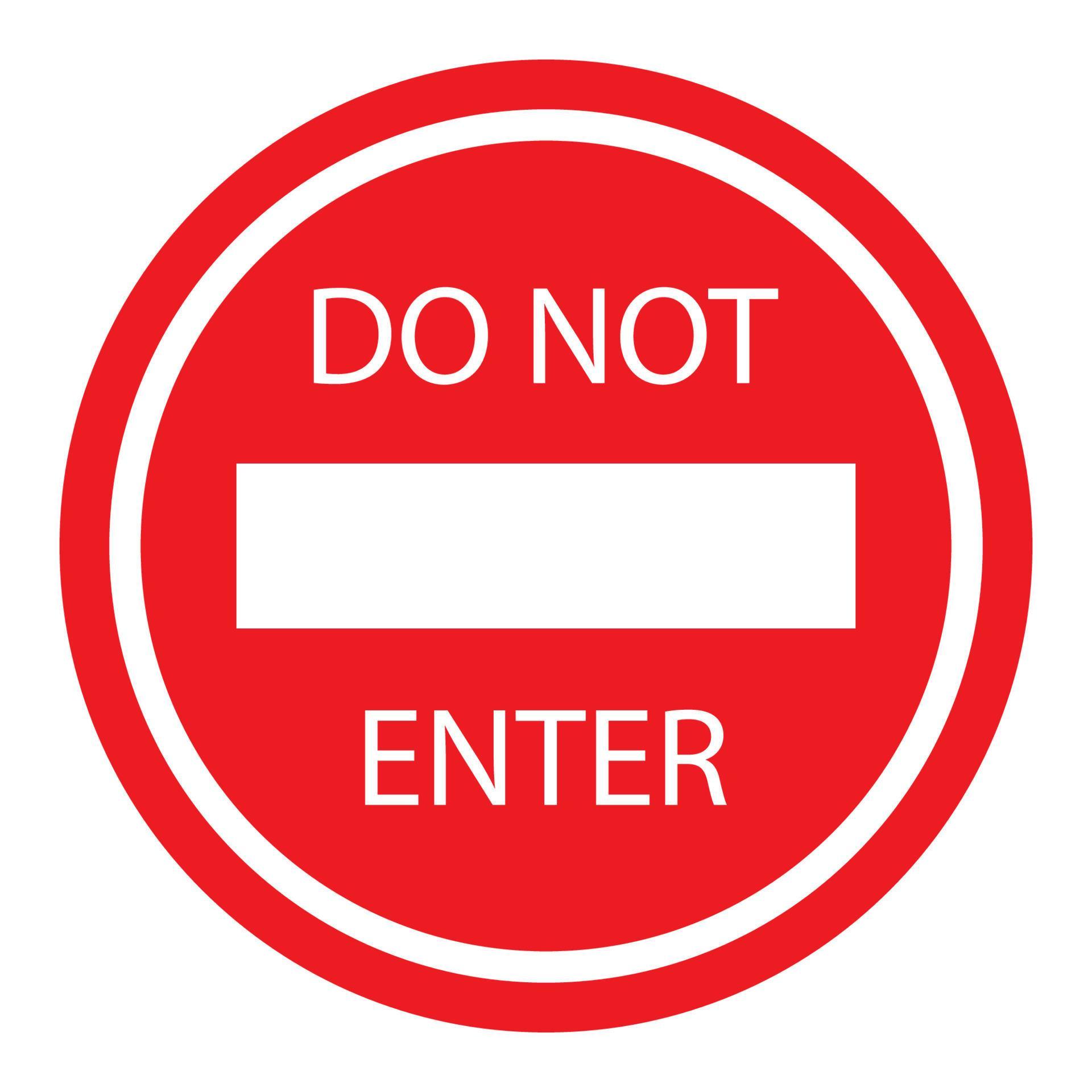 No traffic sign illustration 13918446 Vector Art at Vecteezy