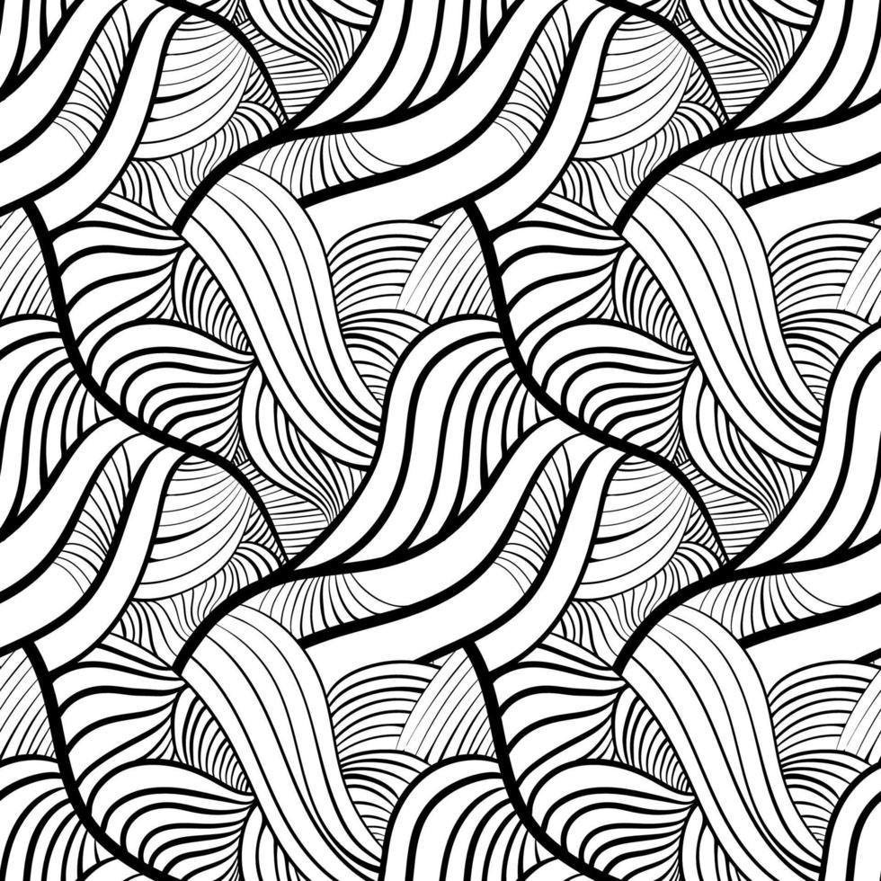 Seamless vector patern with abstract lines, creative geometry 13923843 ...