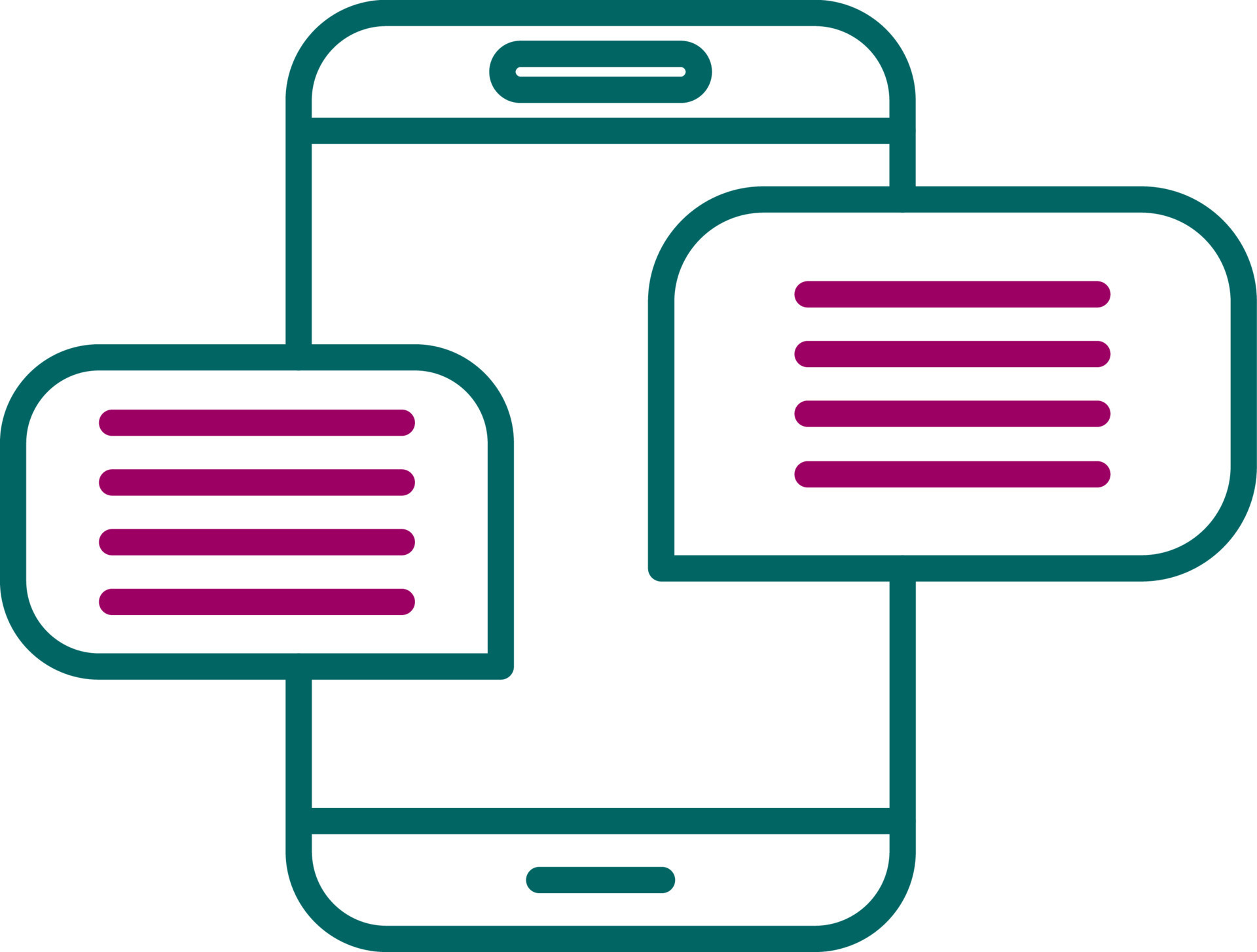 Messages Vector Icon 13925062 Vector Art at Vecteezy