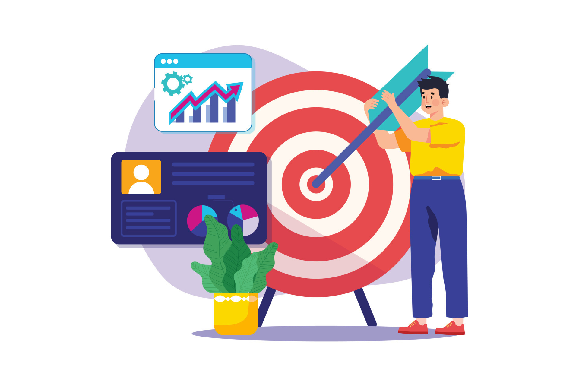 Target Audience Illustration concept on white background 13927126 ... Target Audience Illustration concept on white background 13927126 ...