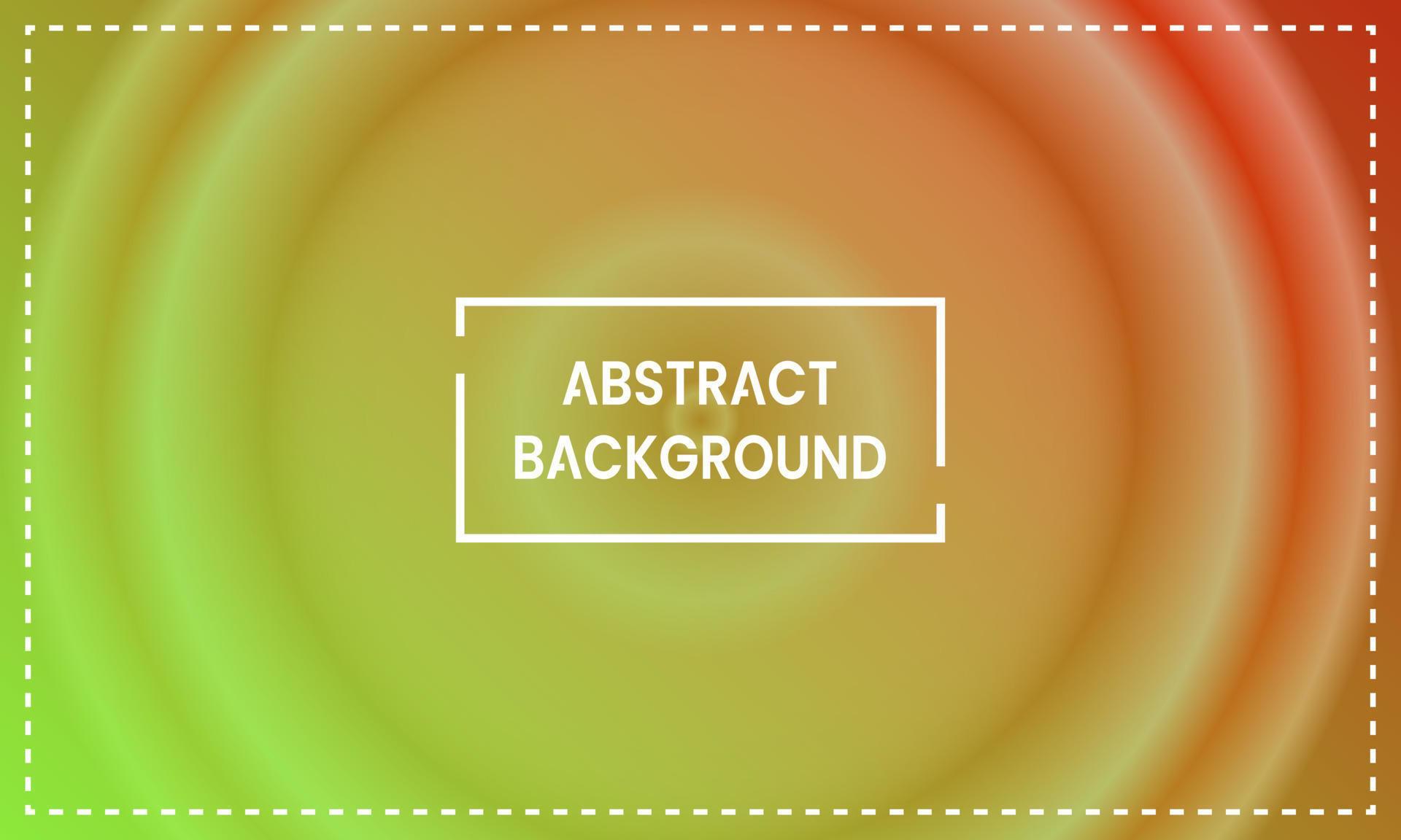 Red And Light Green Circle Radial Gradient Abstract Background With Frame Simple Blur Shiny