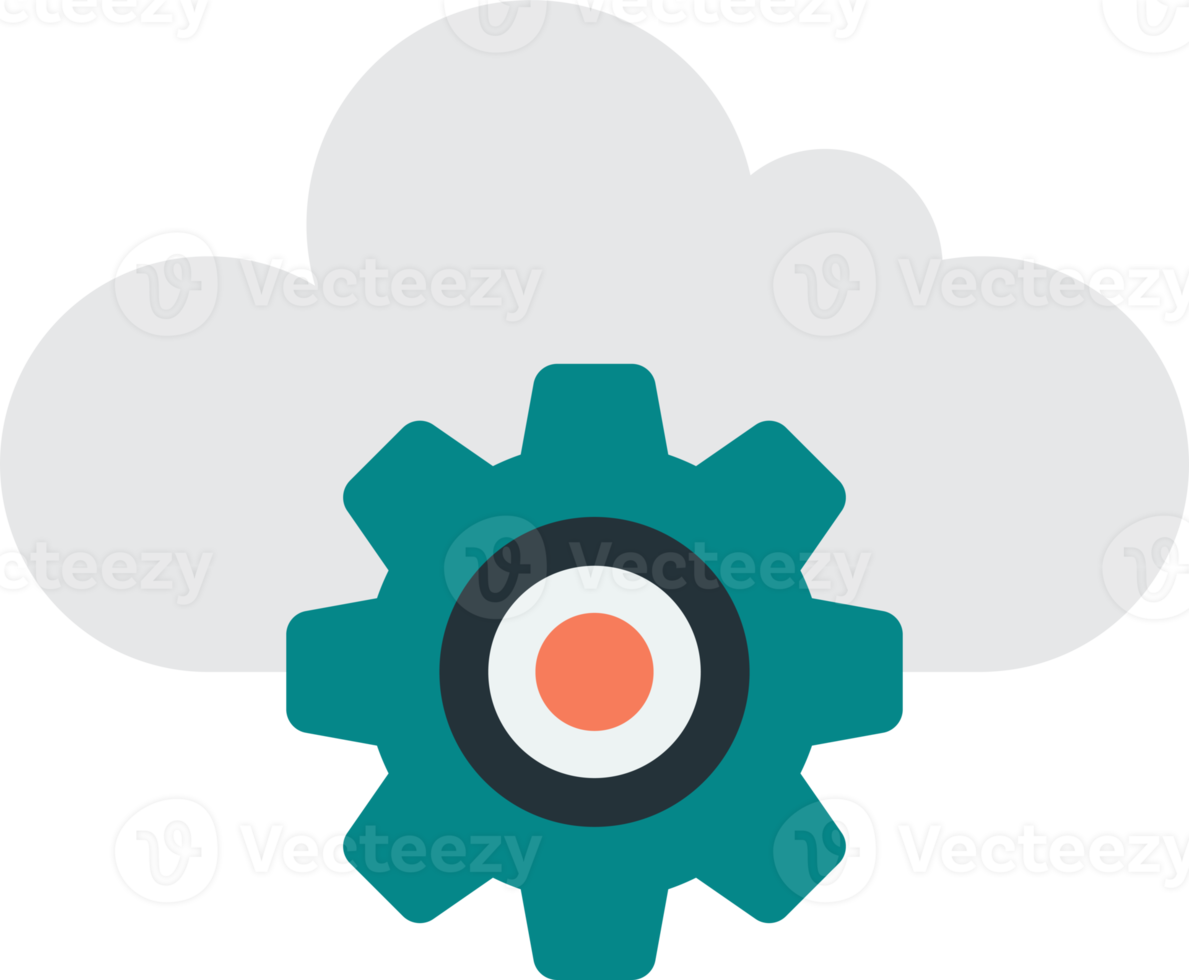 Data Connection And Cloud Illustration In Minimal Style 13928631 Png
