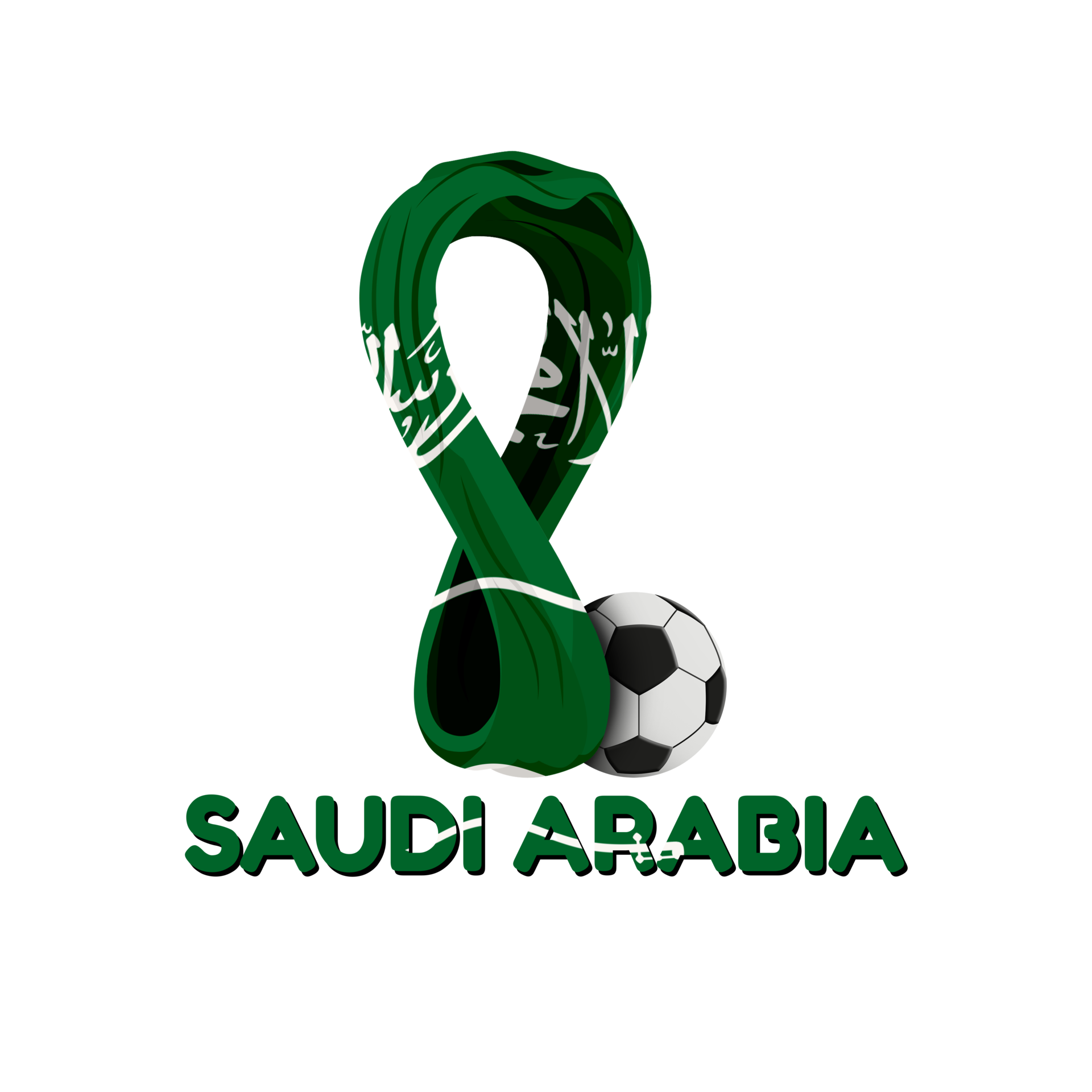 World cup 2022 flag Saudi Arabia 13929150 PNG