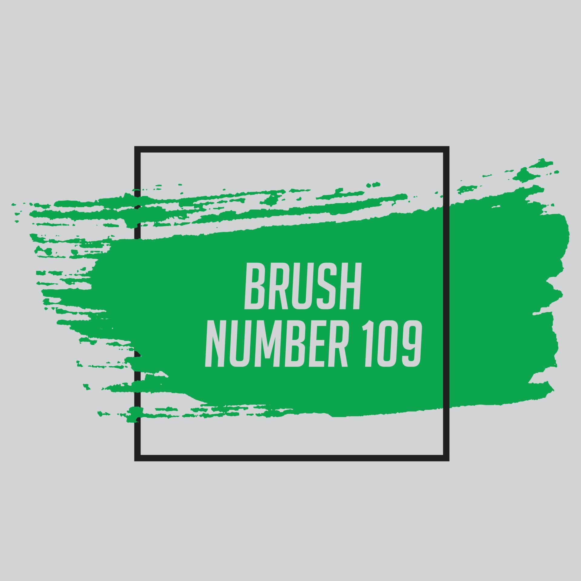 Green color brush stroke design with black frame 13930000 Vector Art at ...