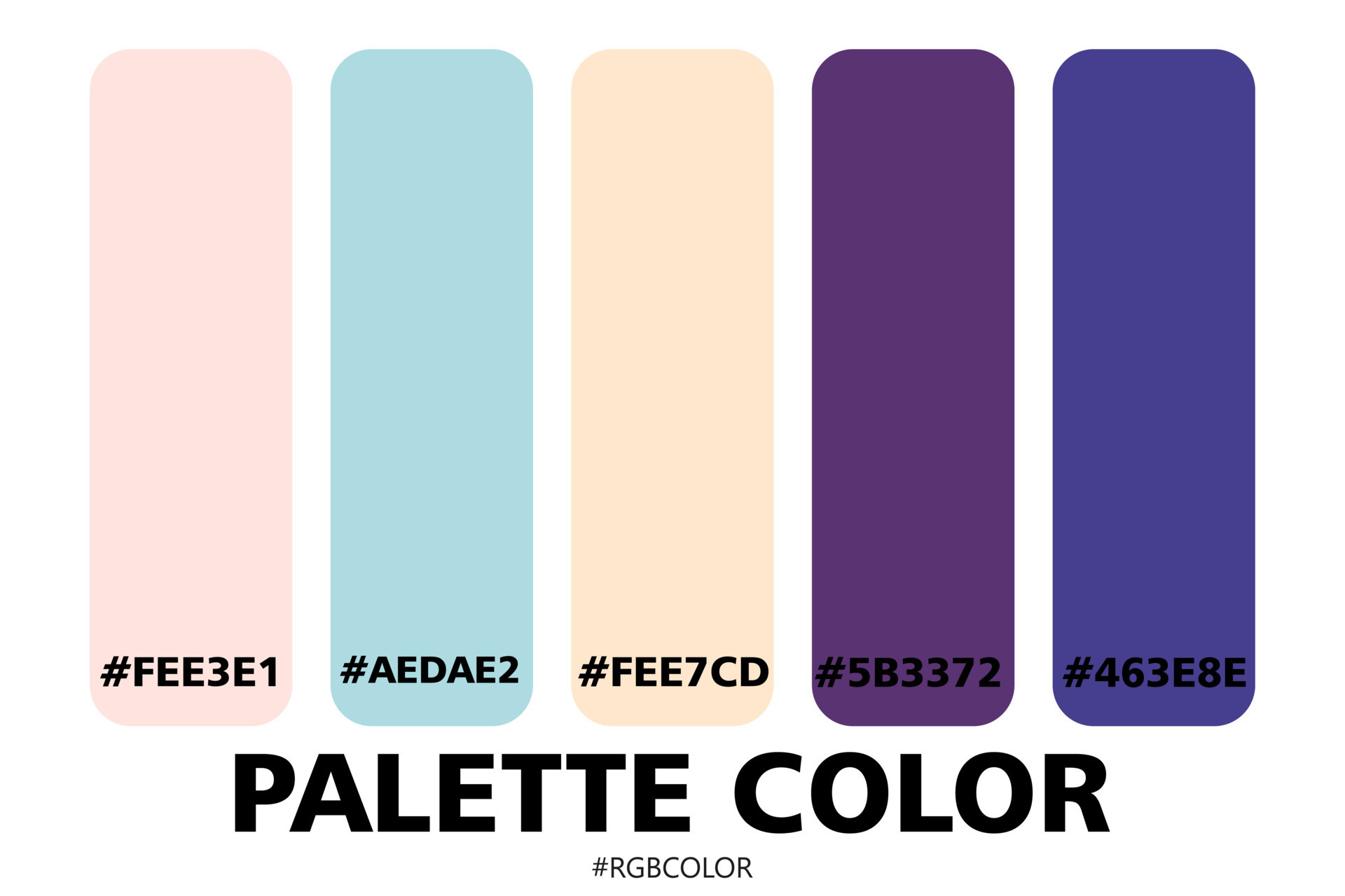 A Collection of Accurately Color Palettes with Codes, Perfect for use ...