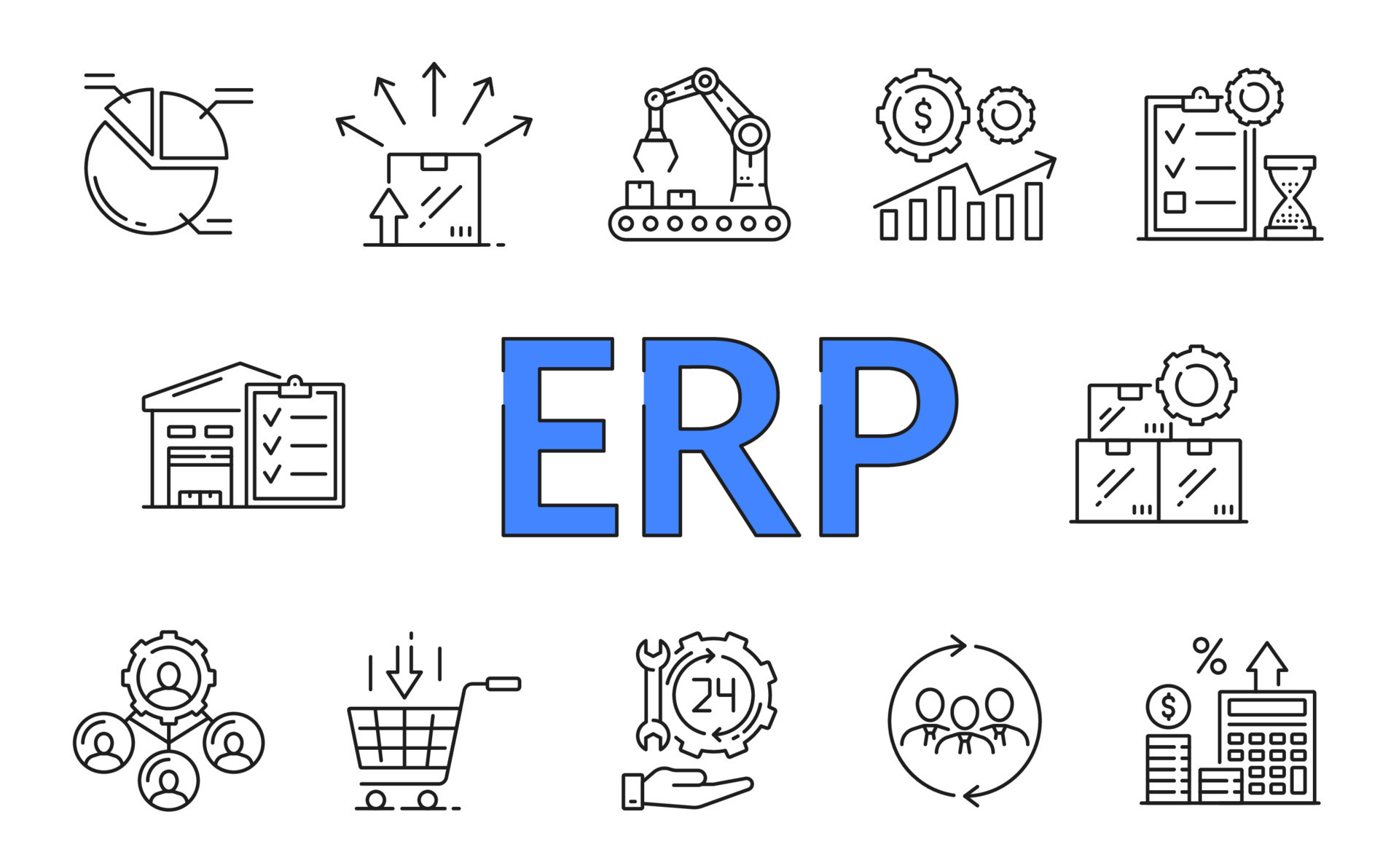 Erp icon, enterprise resource planning infographic 13937341 Vector Art ... Erp icon, enterprise resource planning infographic 13937341 Vector Art ...