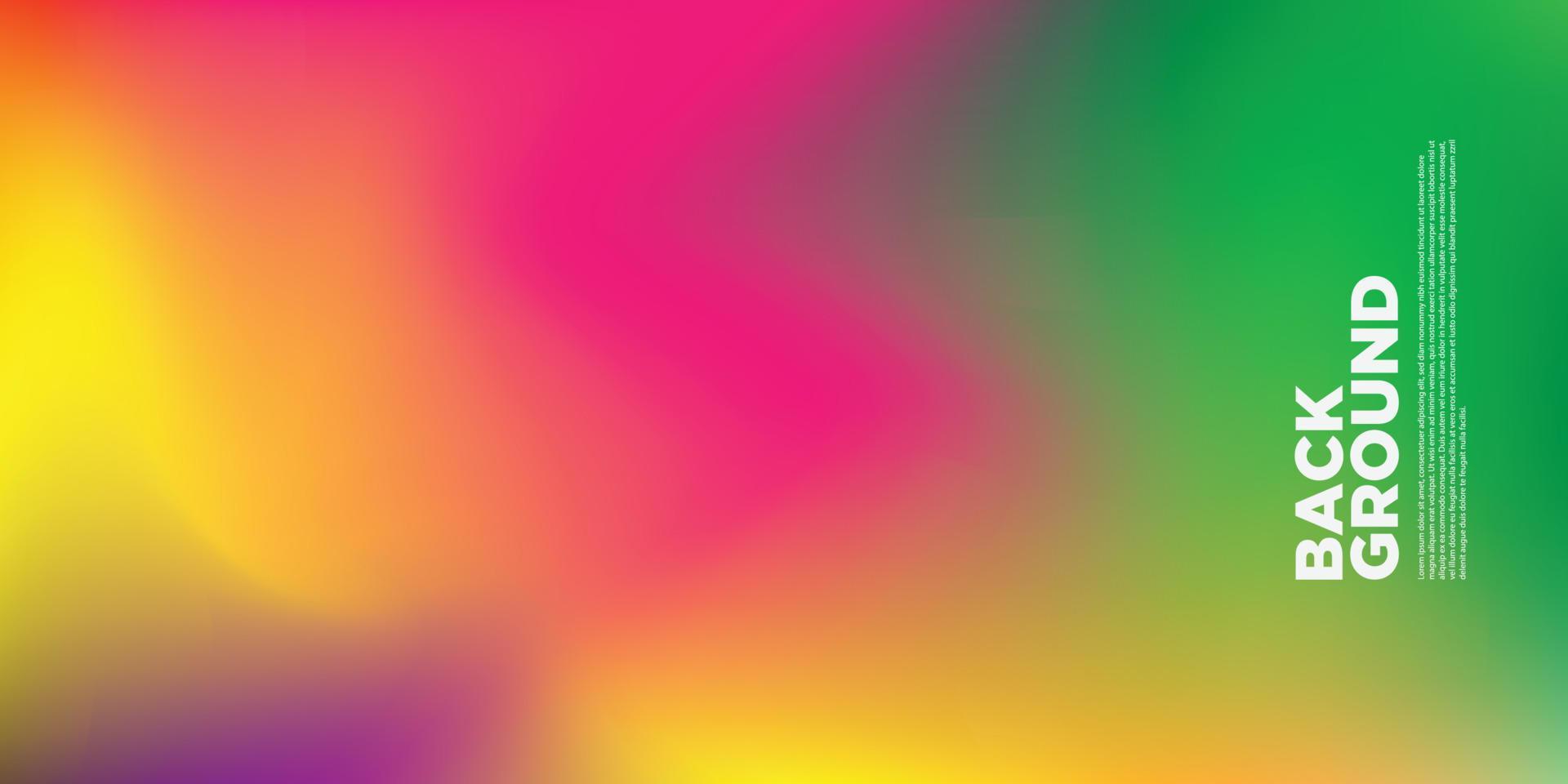 Abstract Colorful Gradient Background Vector Template 13937757 Vector