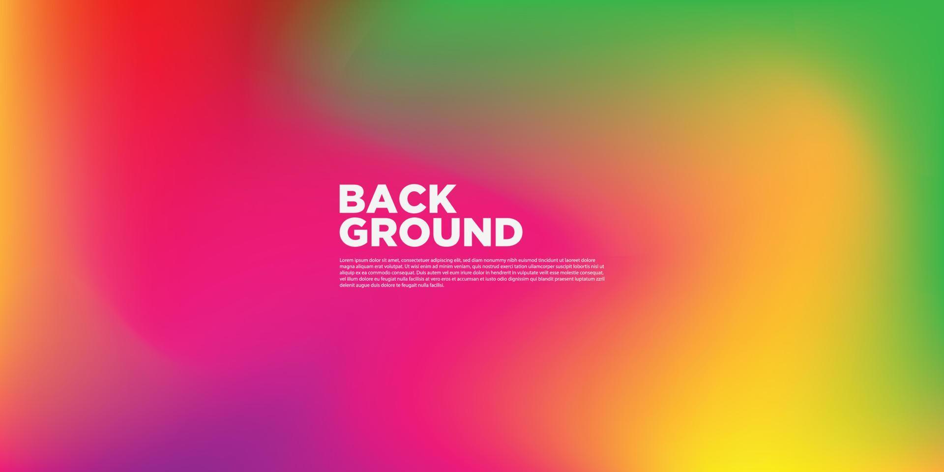 Abstract Colorful Gradient Background Vector Template 13937763 Vector