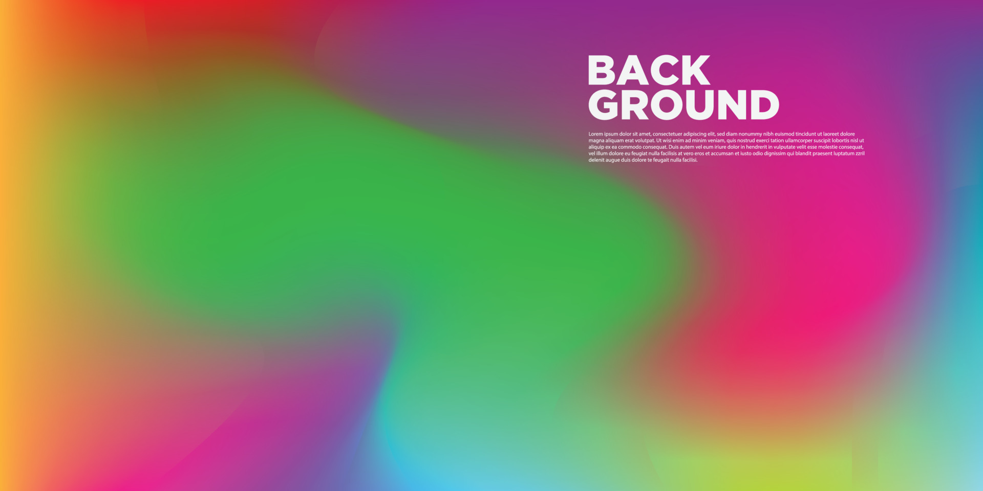 Abstract Colorful Gradient Background Vector Template 13937769 Vector
