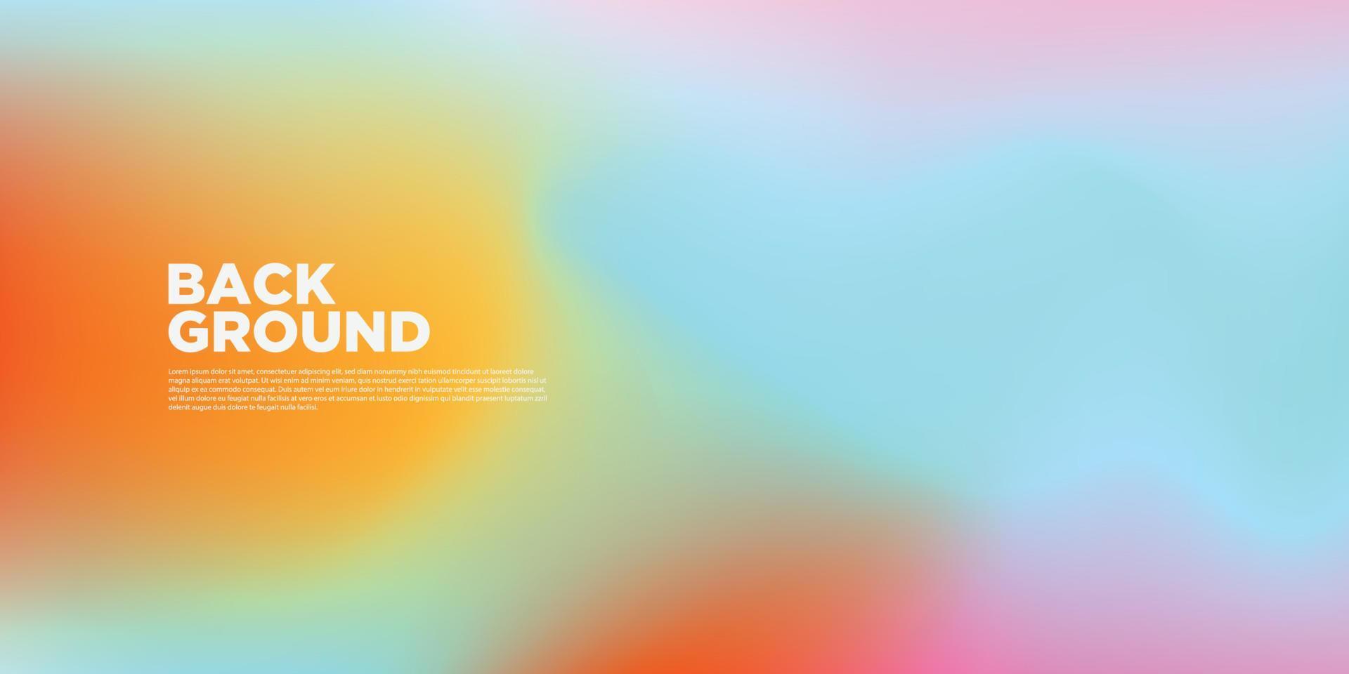 Abstract colorful gradient background vector template. 13937775 Vector ...