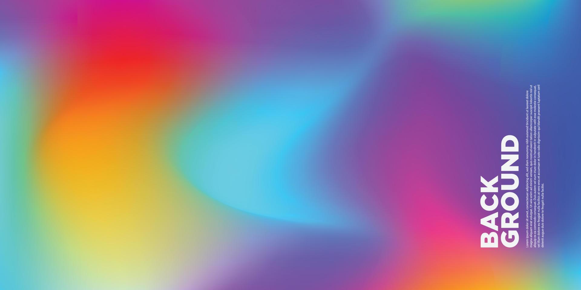 Abstract Colorful Gradient Background Vector Template 13937782 Vector