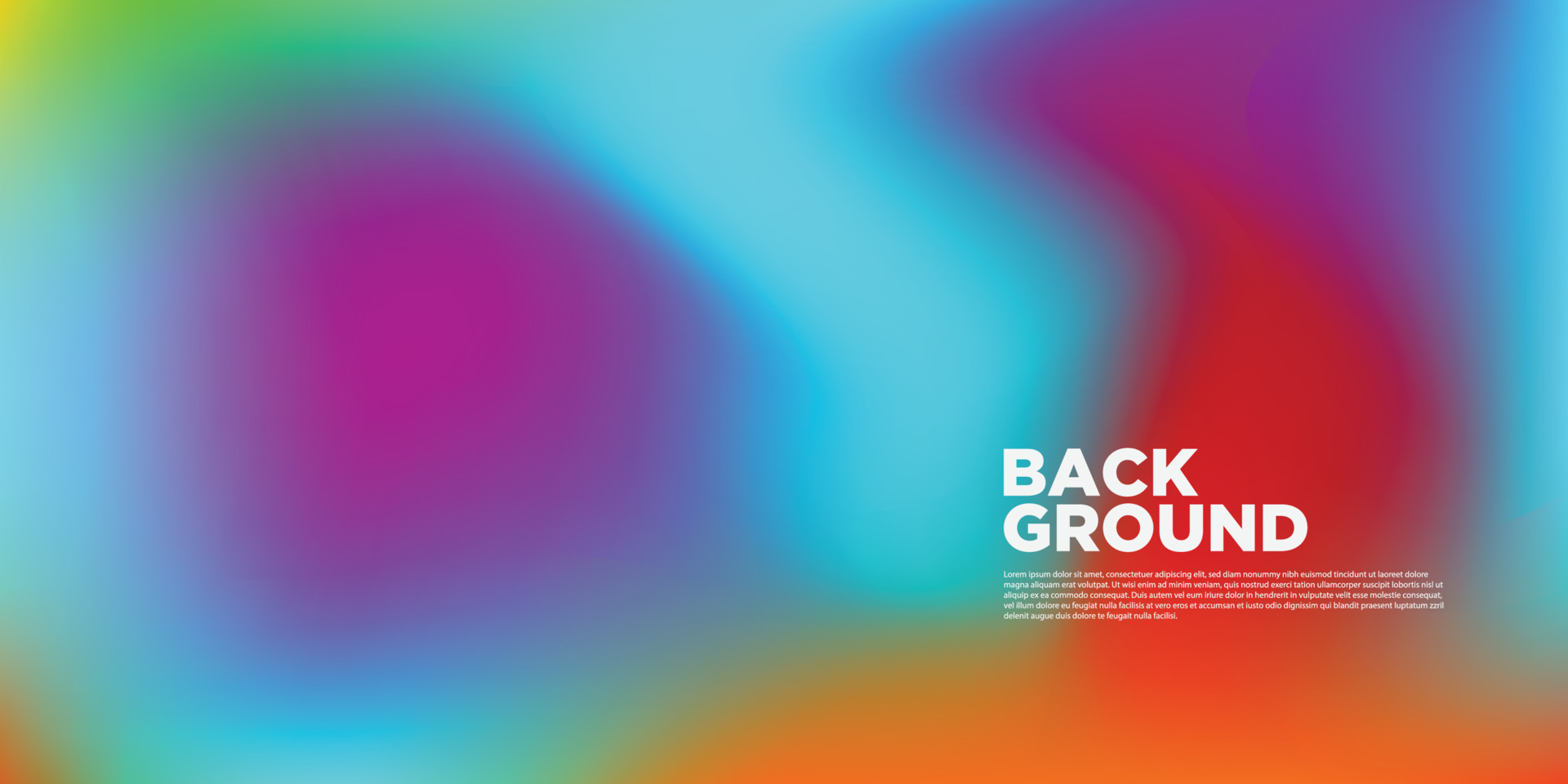 Abstract Colorful Gradient Background Vector Template 13937788 Vector