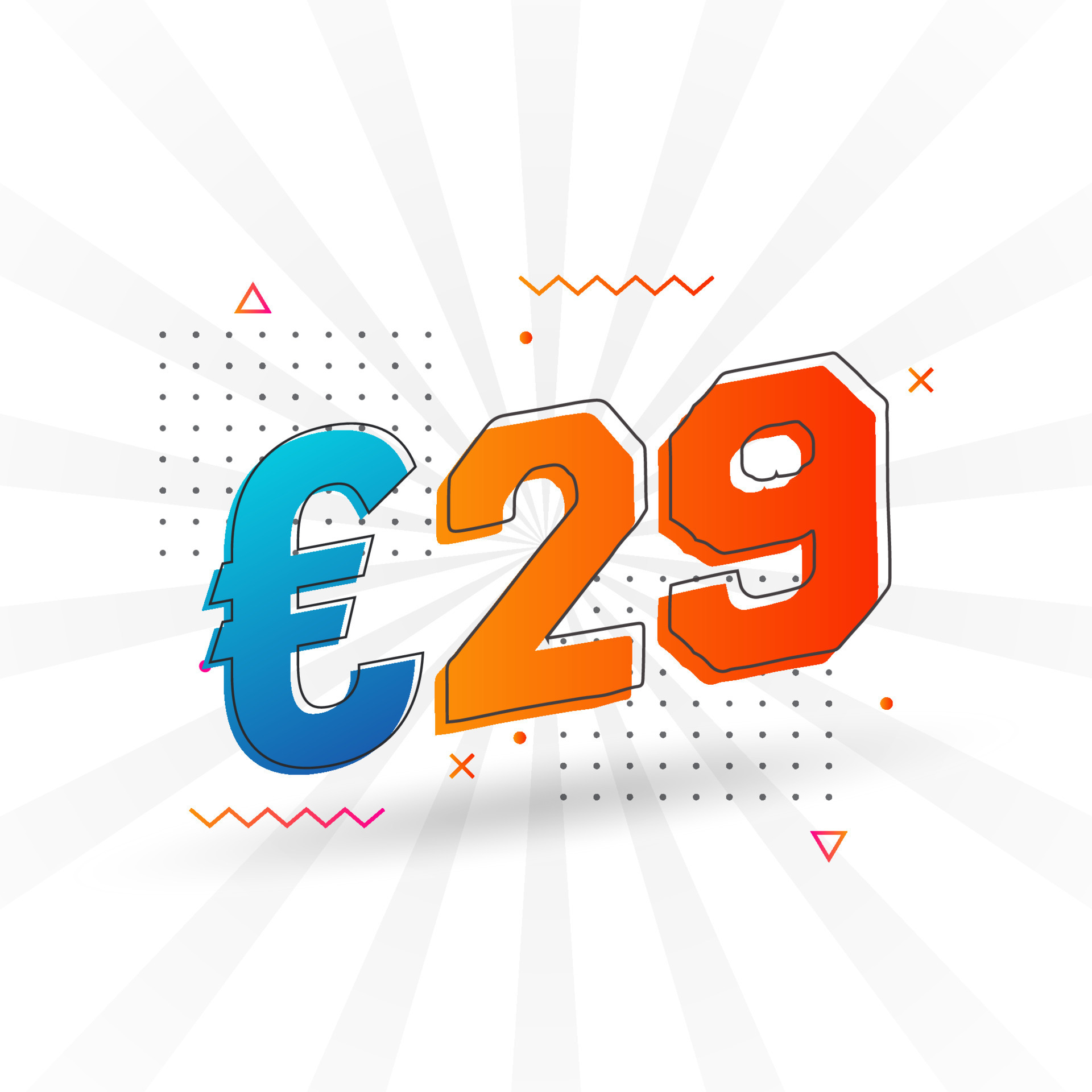 29 Euro Currency Vector Text Symbol 29 Euro European Union Money Stock 29-euro-currency-vector-text-symbol-29-euro-european-union-money-stock