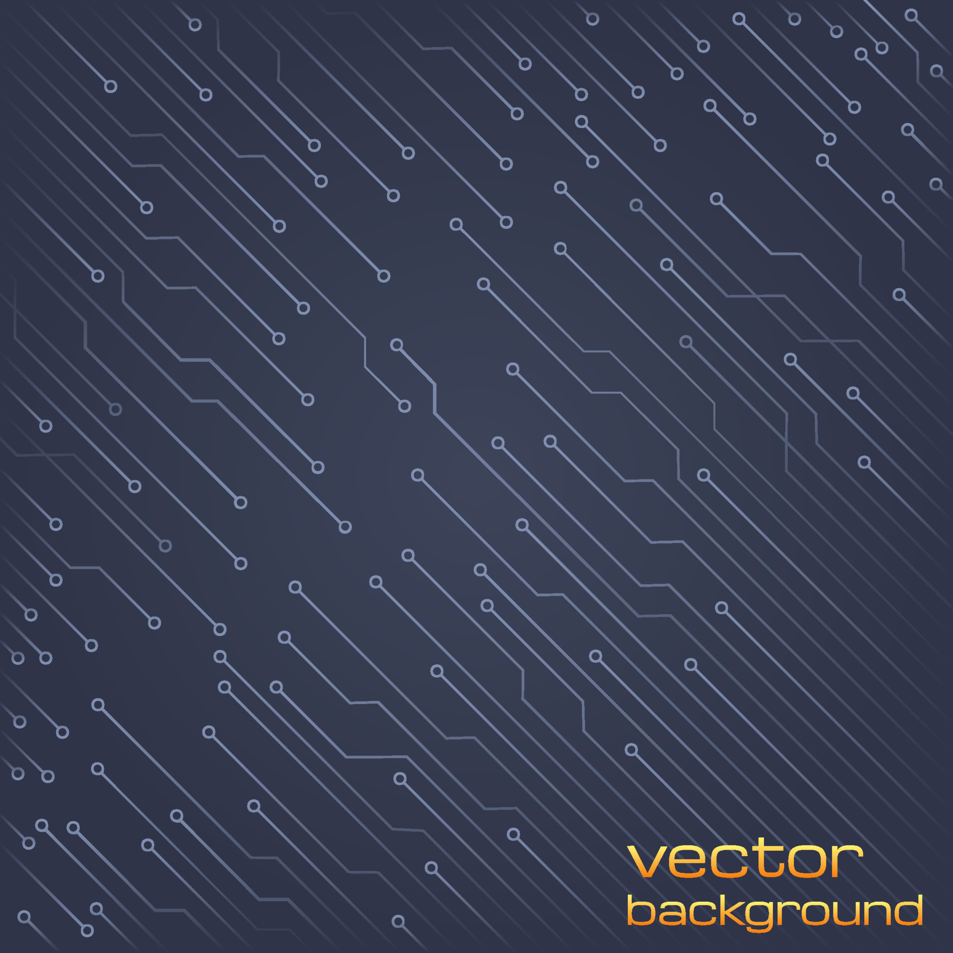 Abstract Technological Background With Elements Of The Microchip