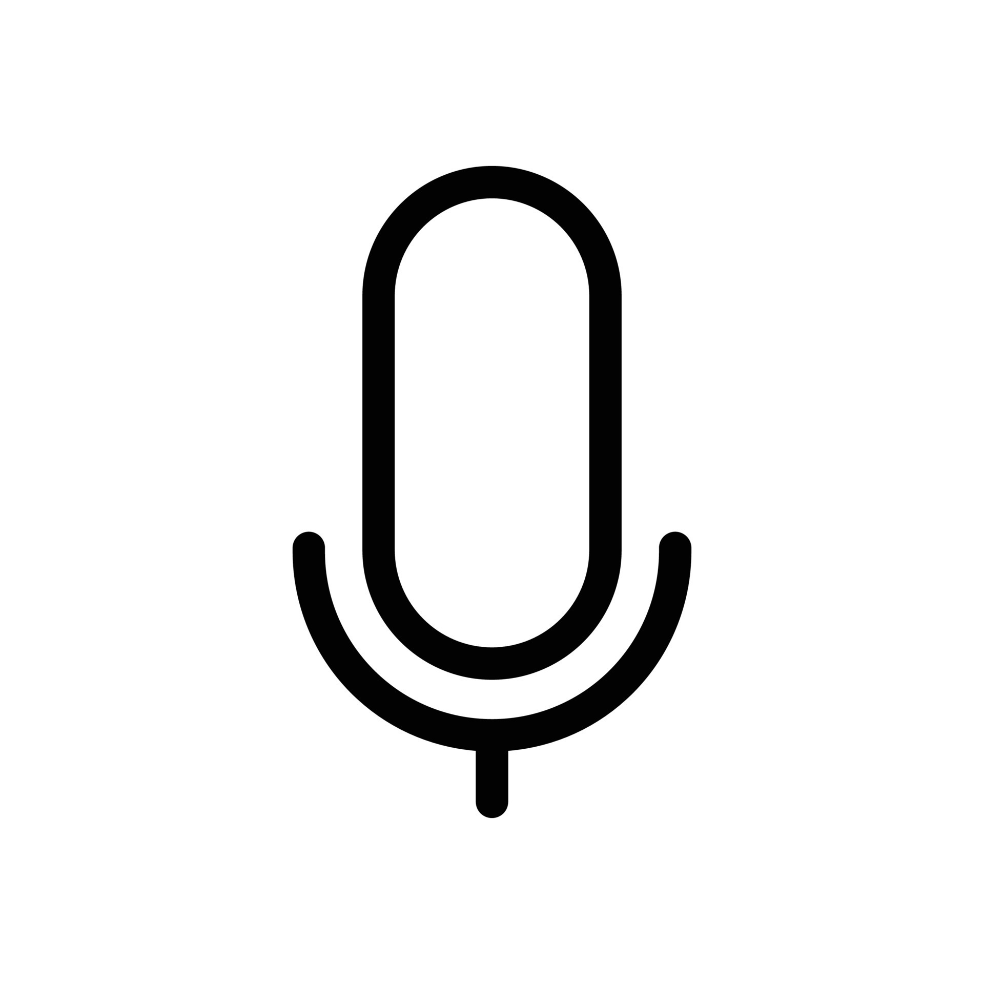 Flat Microphone icon. Mic, voice recorder symbol vector illustration ...