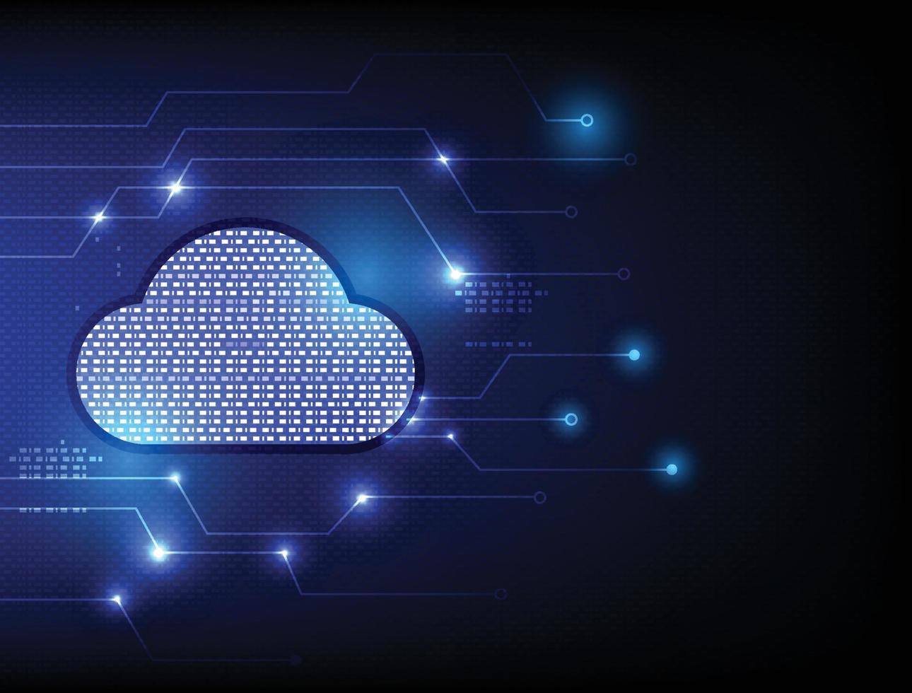 Futuristic modern cloud computer technology. Cloud computing, big data ... Futuristic modern cloud computer technology. Cloud computing, big data ...