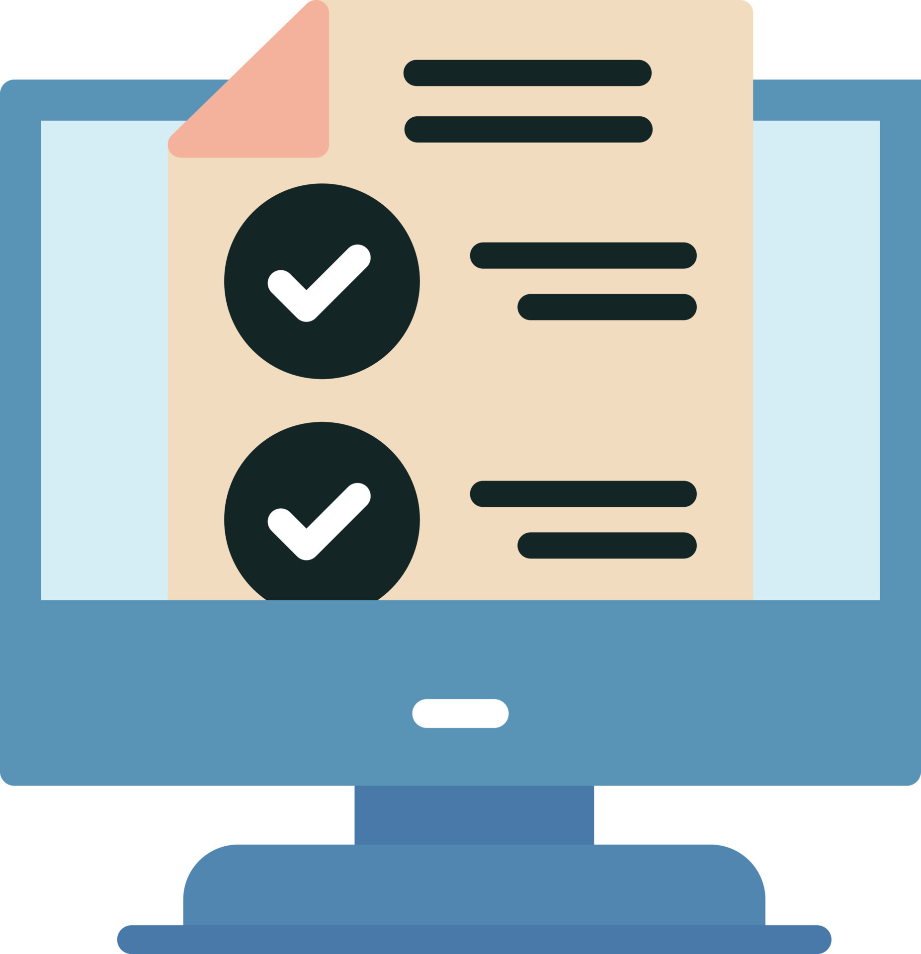 Test Flat Icon 13950033 Vector Art at Vecteezy