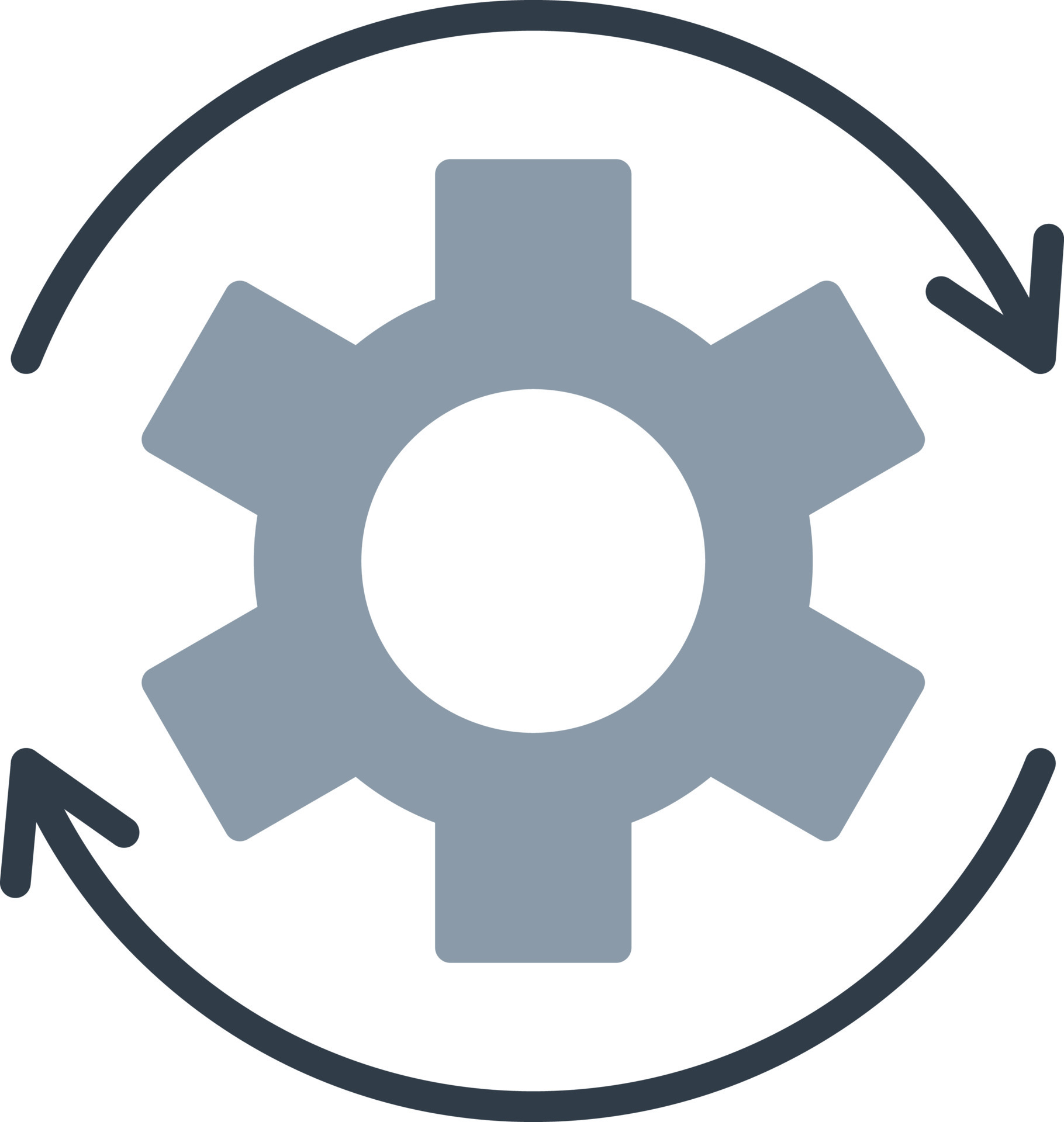 System Update Flat Icon 13950137 Vector Art at Vecteezy