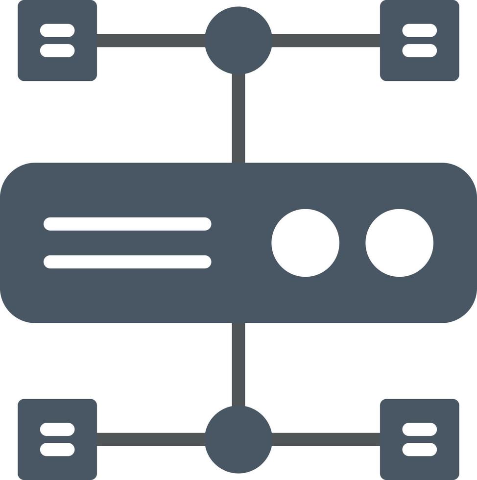 cluster computing Flat Icon 13950388 Vector Art at Vecteezy