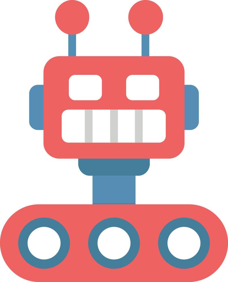 Robot Flat Icon 13950696 Vector Art at Vecteezy