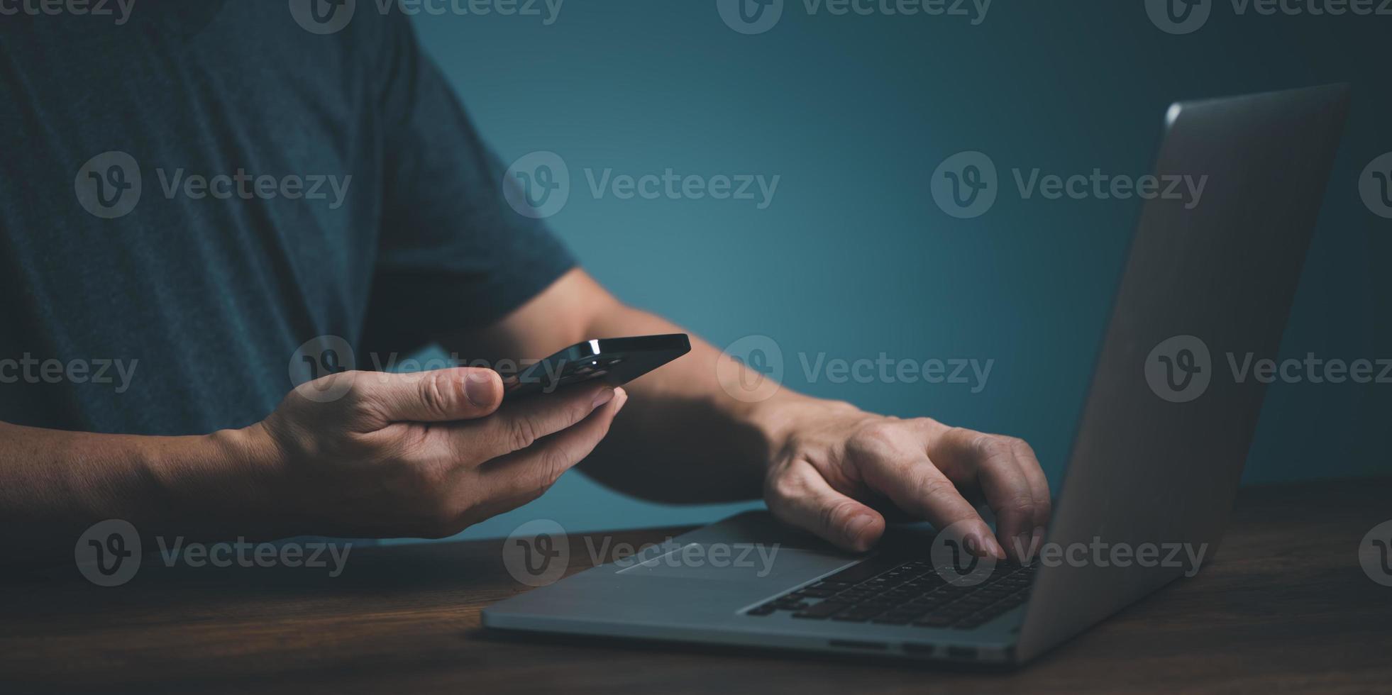 Man Holding Smartphone Getting Message With Confirmation Making Transaction Transfer