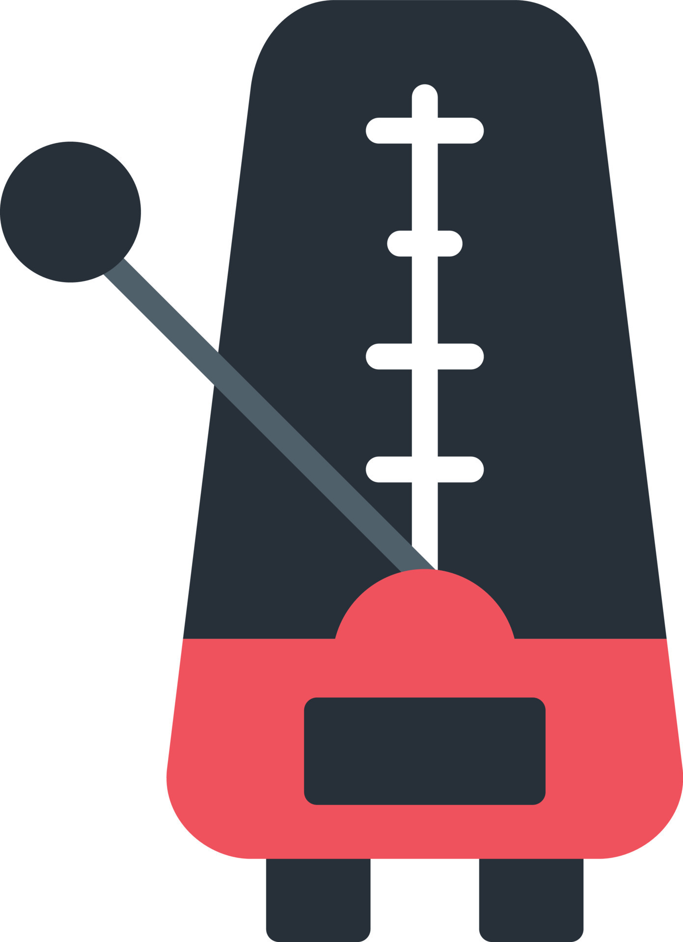 Metronome Flat Icon 13951957 Vector Art at Vecteezy