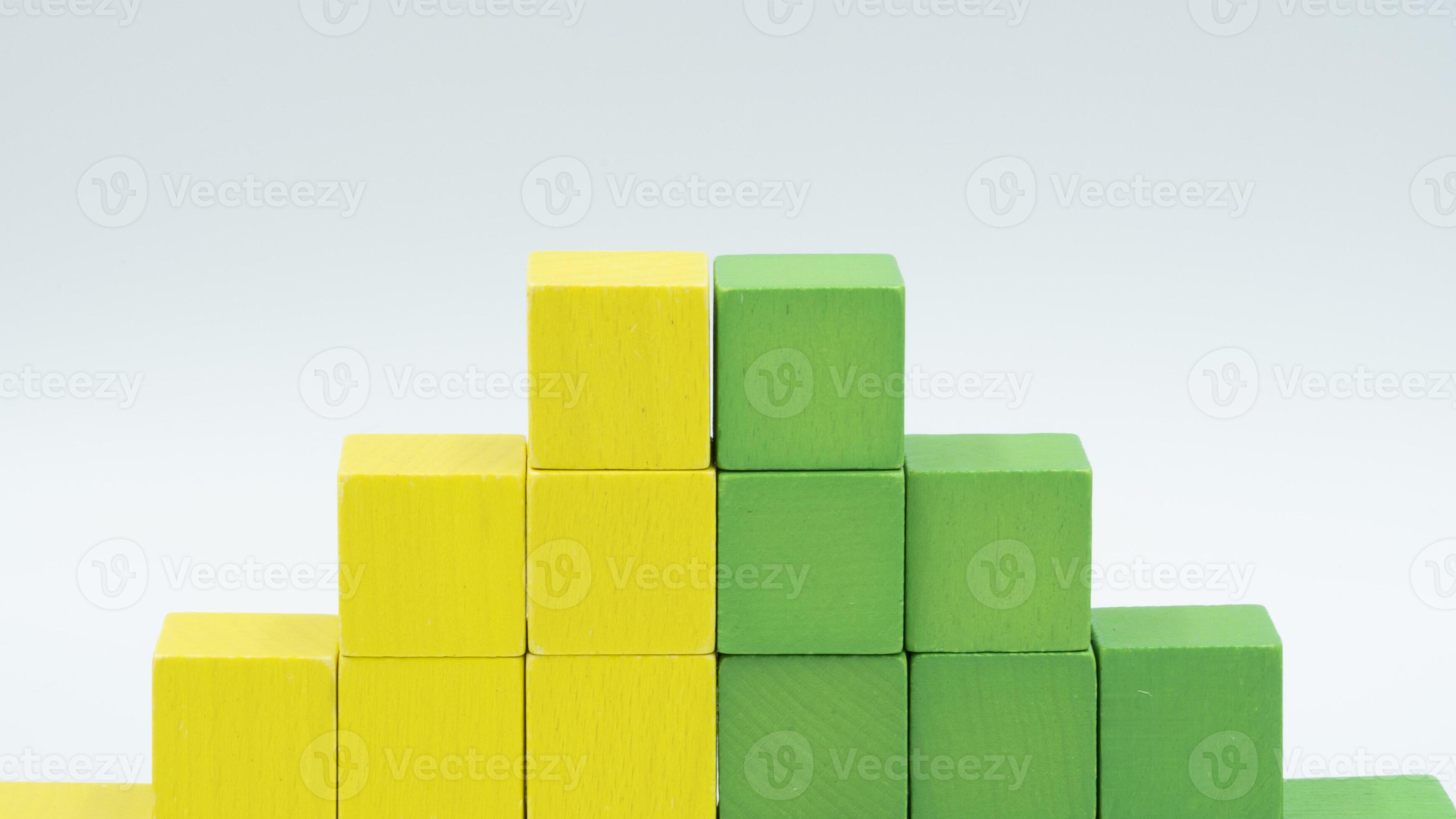 wooden building blocks wood cube building blocks 13952436 Stock Photo ...