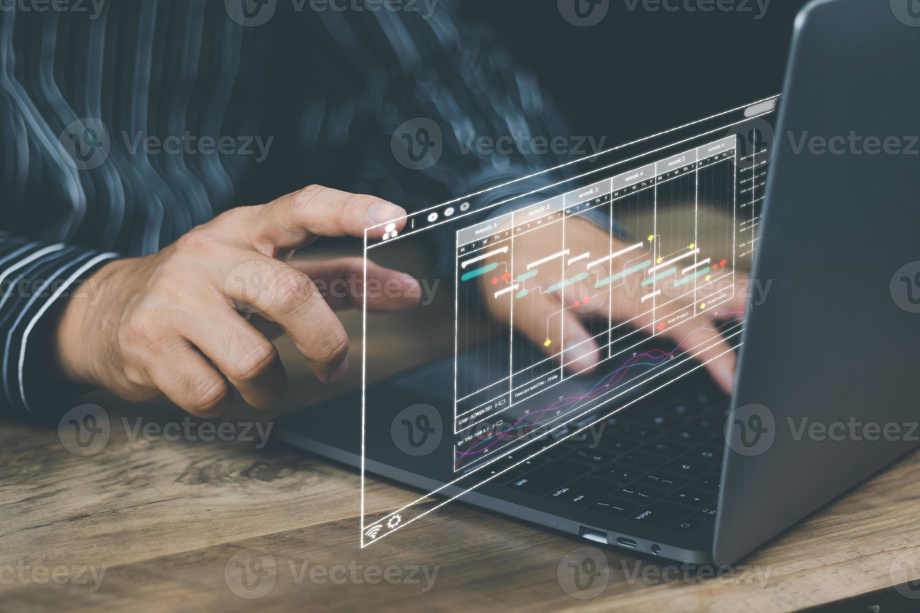 workflow project management concept men's hands pointing process and ... workflow project management concept men's hands pointing process and ...