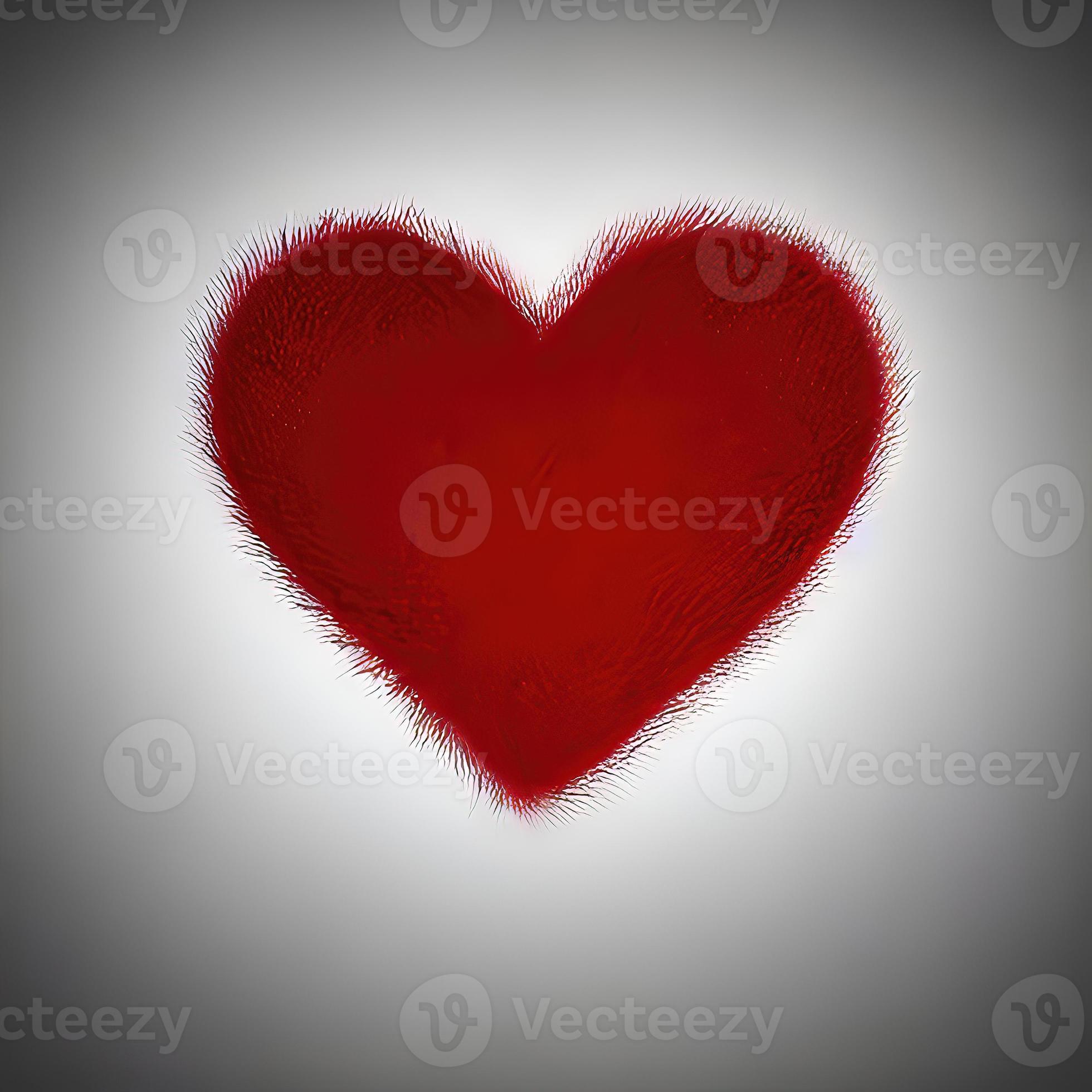 heart shape design in fur fabric with beautiful light render 13957152 ...