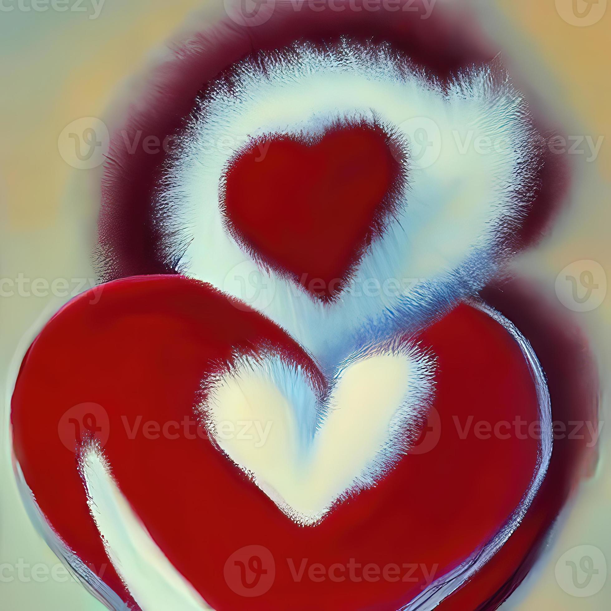 heart shape design in fur fabric with beautiful light render 13957232 ...