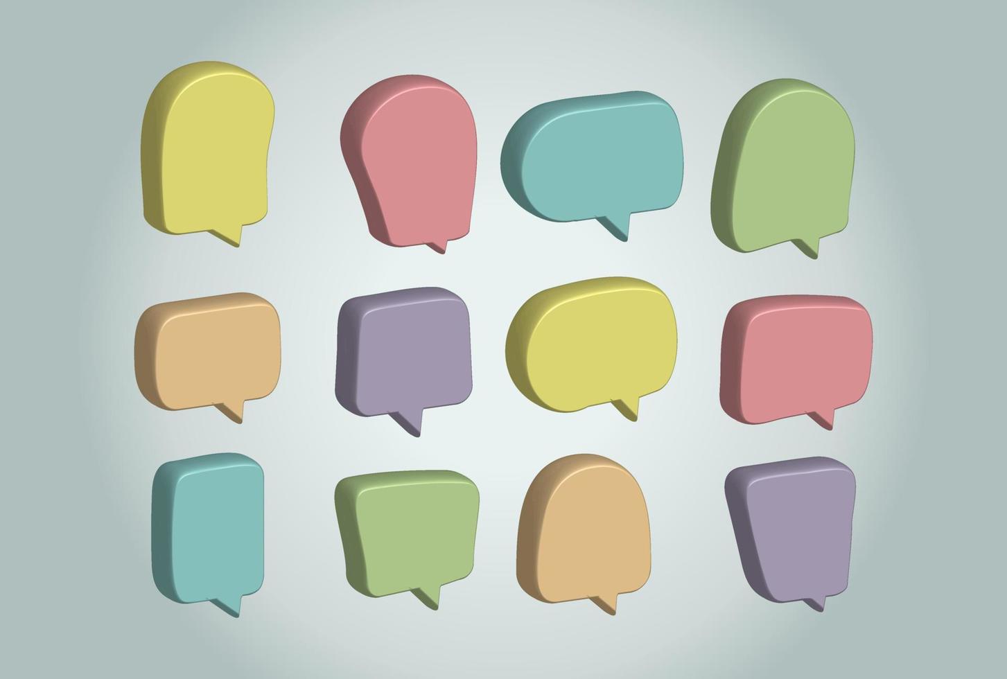 Speech Bubble Pack 13957697 Vector Art at Vecteezy