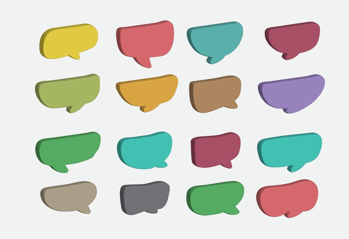 Speech Bubble Pack 13957699 Vector Art at Vecteezy