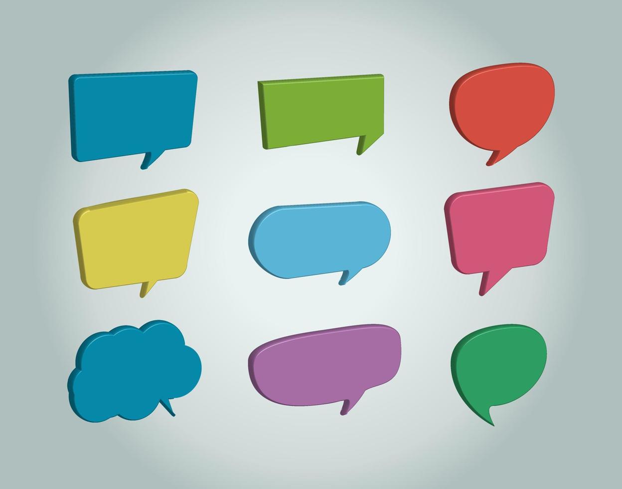 Speech Bubble Pack 13957702 Vector Art at Vecteezy