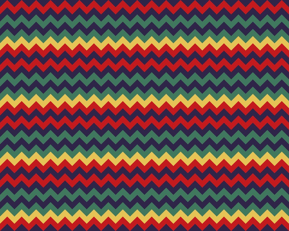 Zigzag Pattern Seamless Zig Zag Background Color Vector Abstract