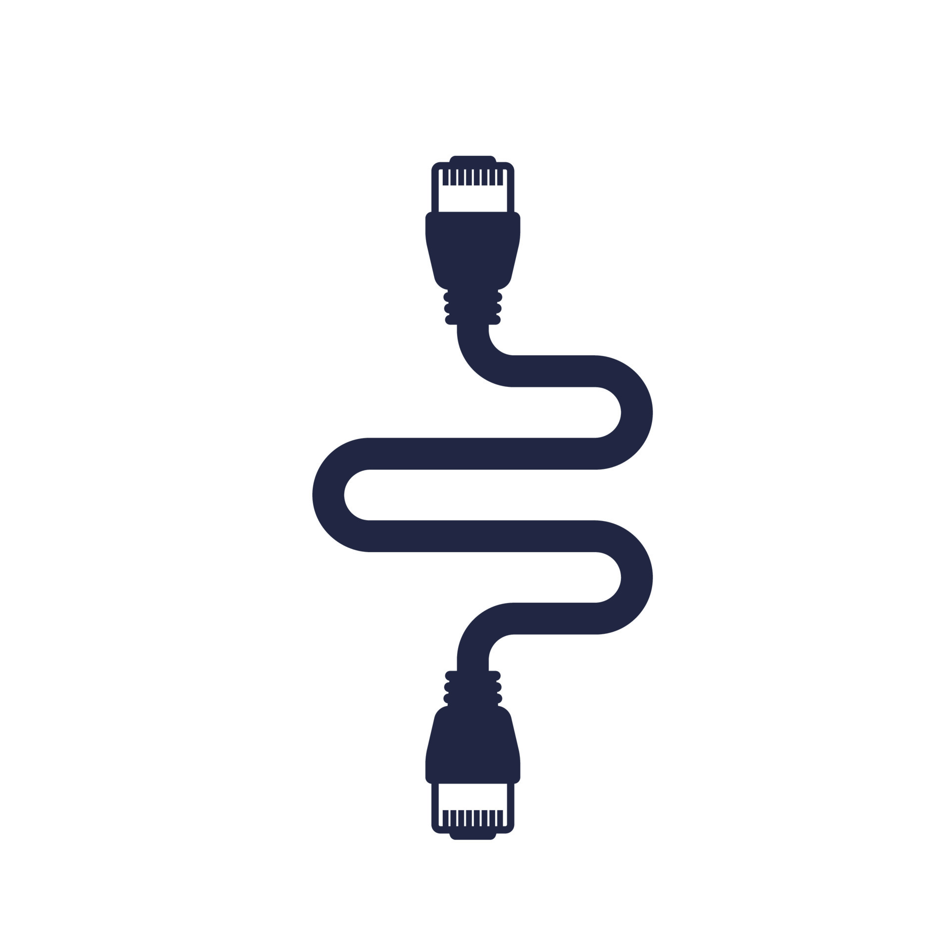 Ethernet Cable For Internet And Lan Vector Icon 13965018 Vector Art At Vecteezy
