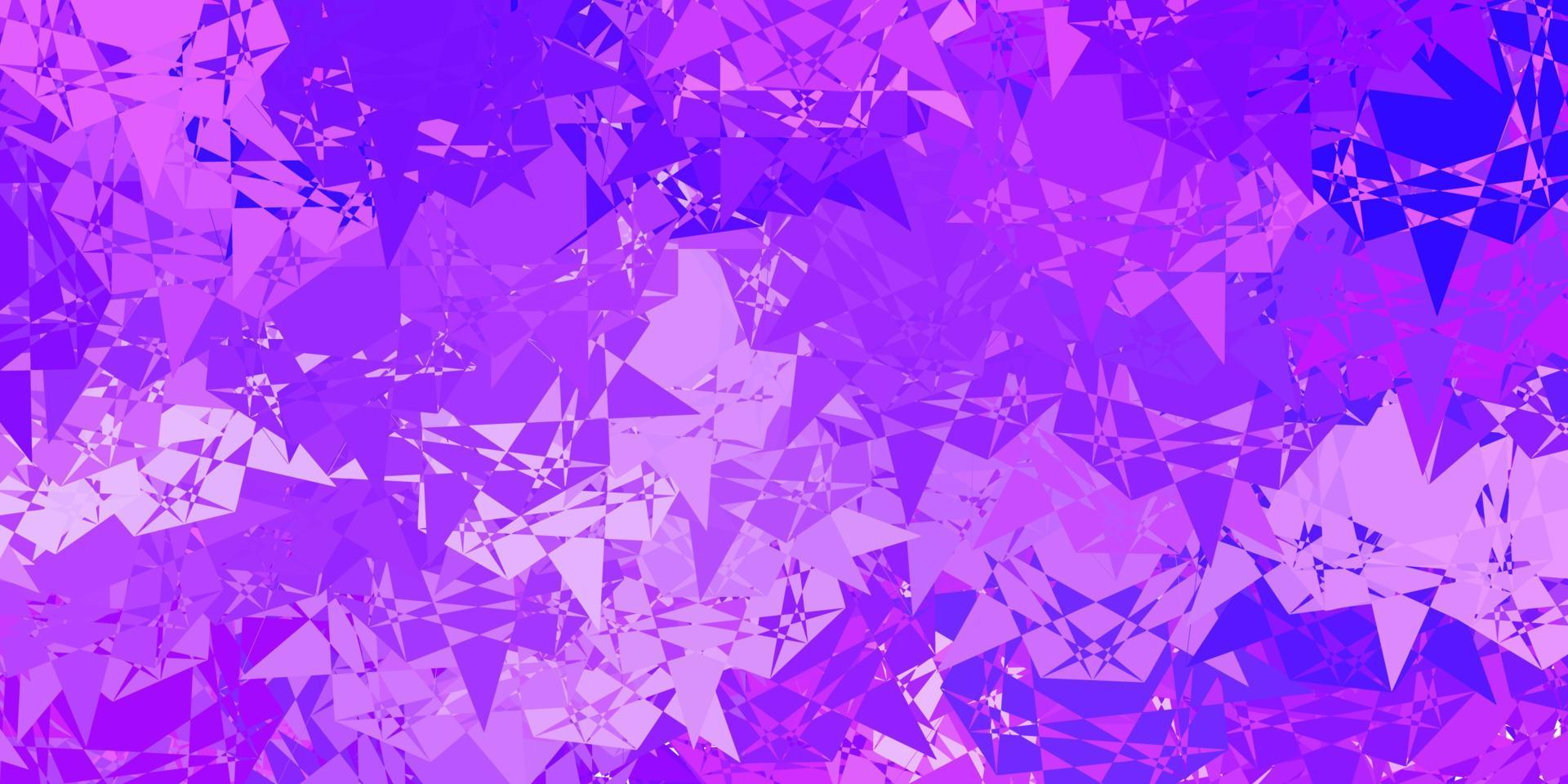Light Purple vector pattern with polygonal shapes. 13970306 Vector Art ...